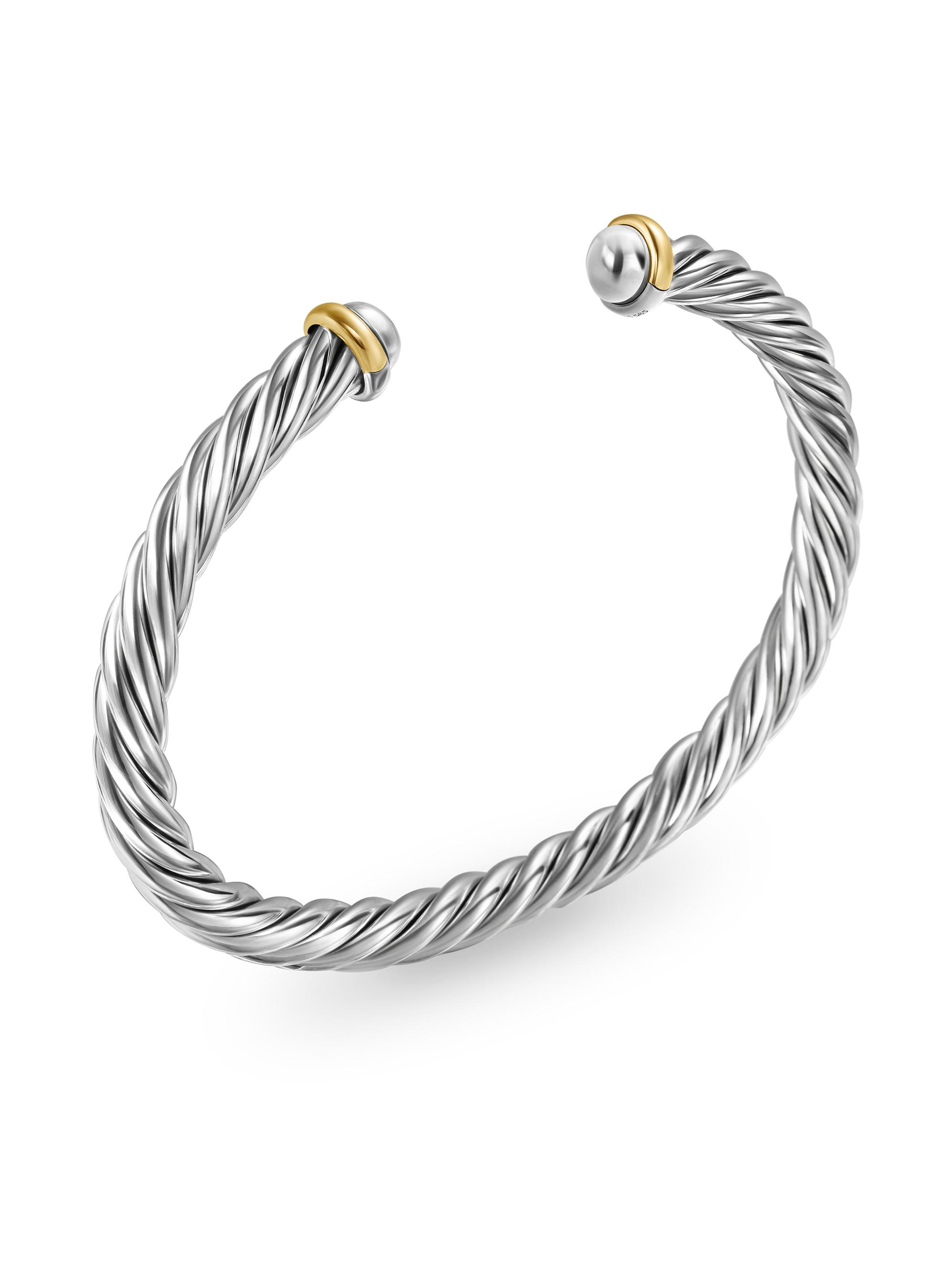 David Yurman Cable Cuff Bracelet in Sterling Silver | Saks Fifth Avenue