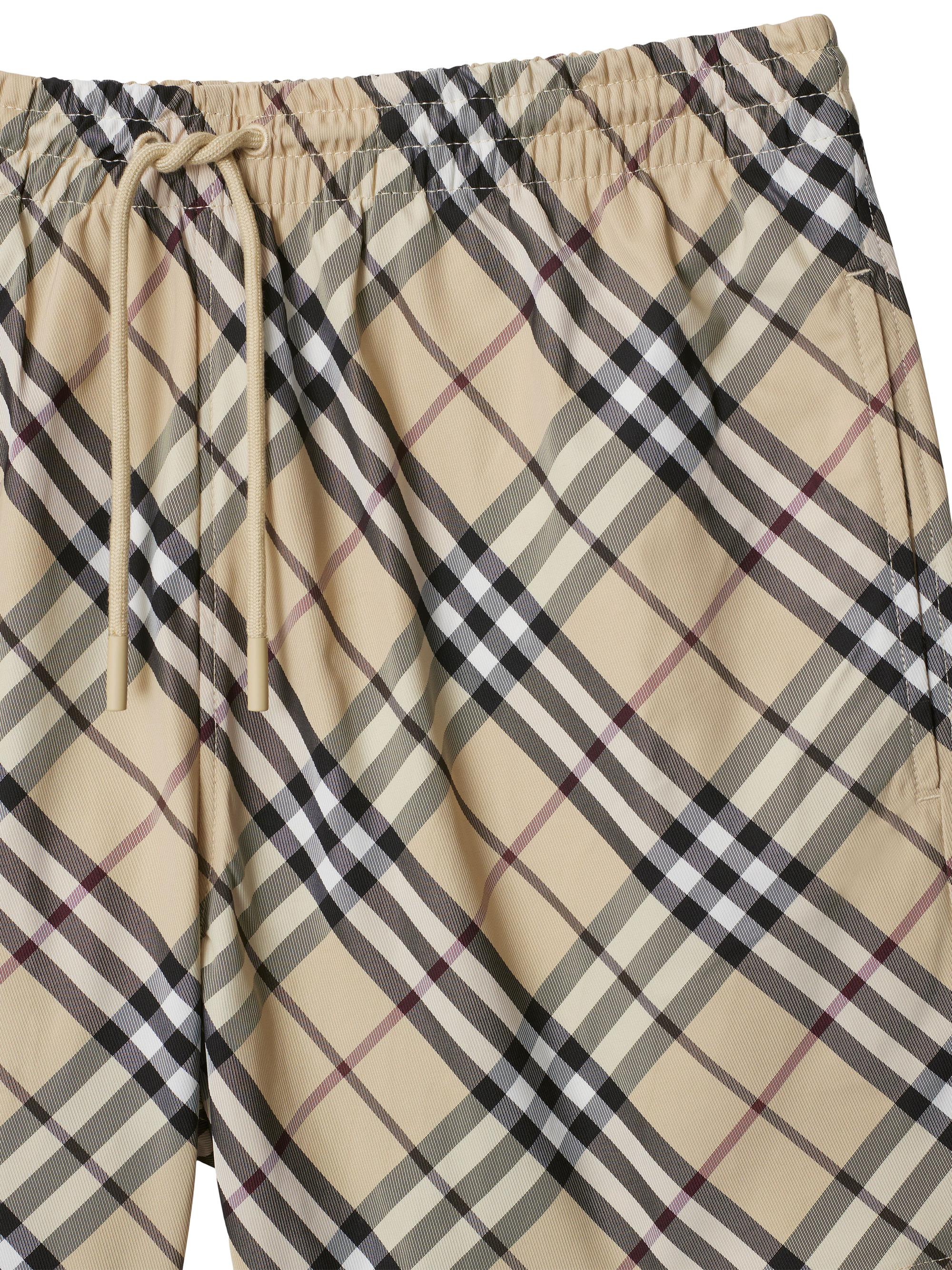 Shop Burberry Check Swim Shorts | Saks Fifth Avenue