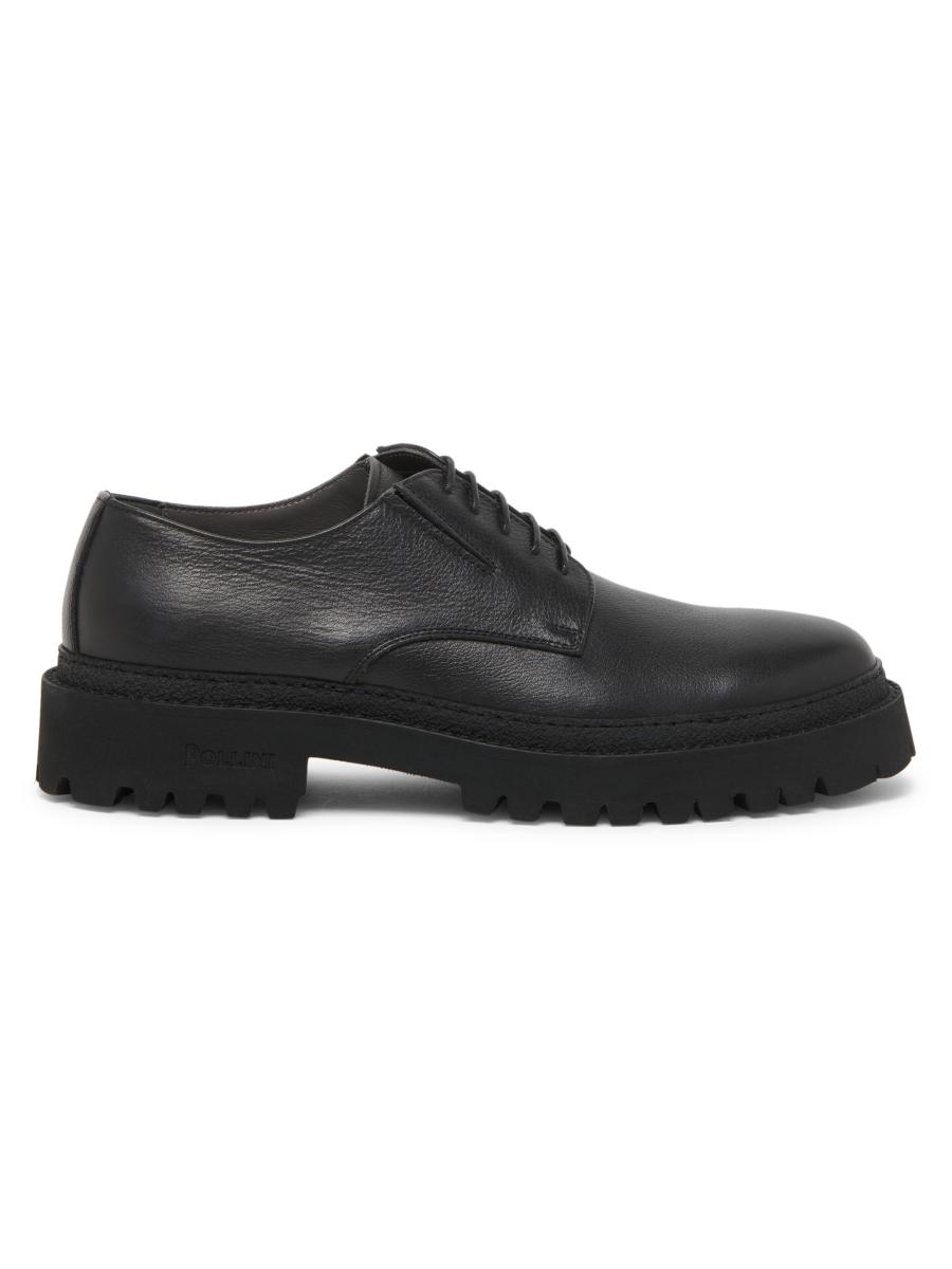 Pollini Leather Derbys | Saks Fifth Avenue