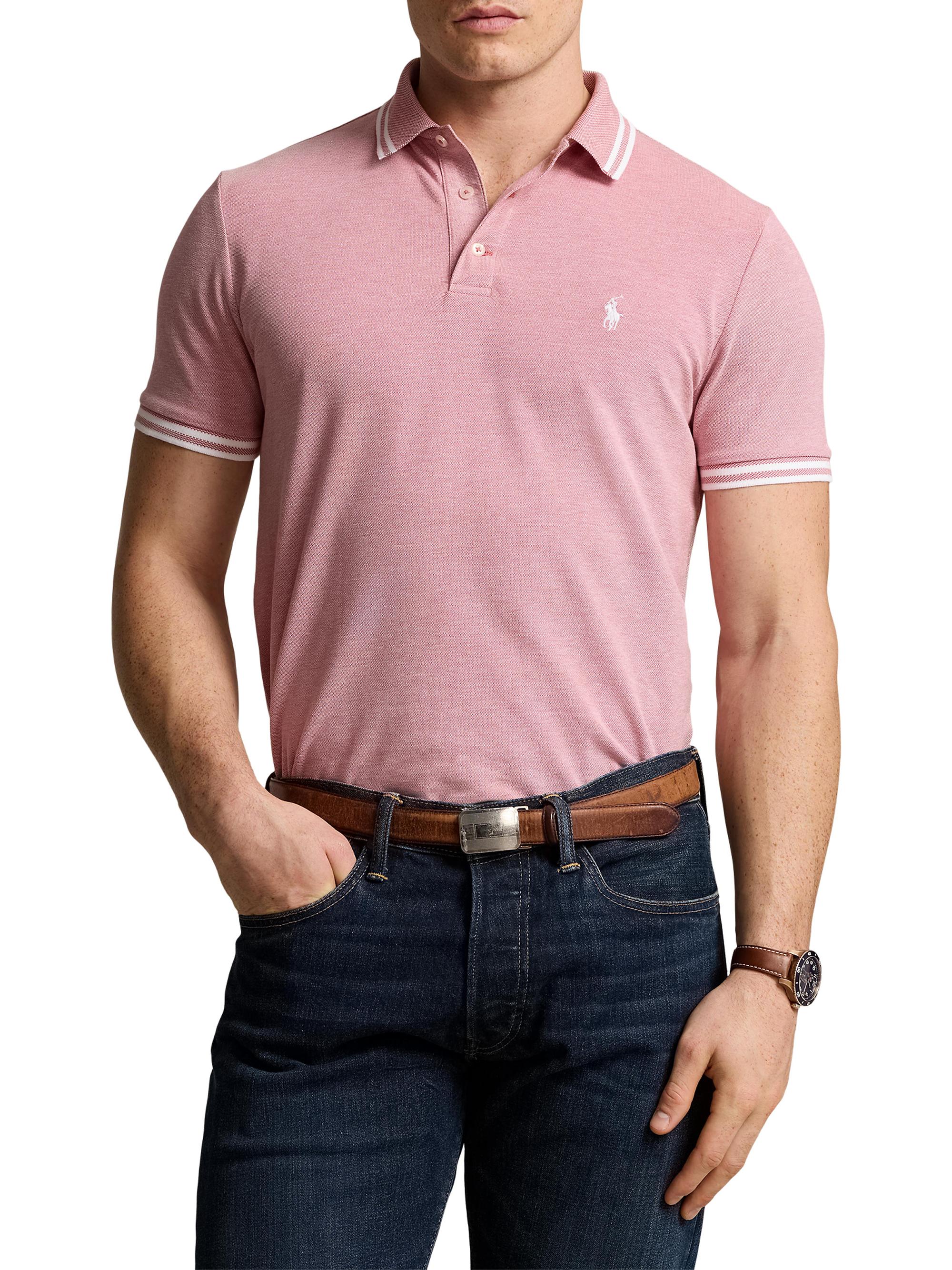 Polo Ralph Lauren Stretch Mesh Polo Shirt | Saks Fifth Avenue