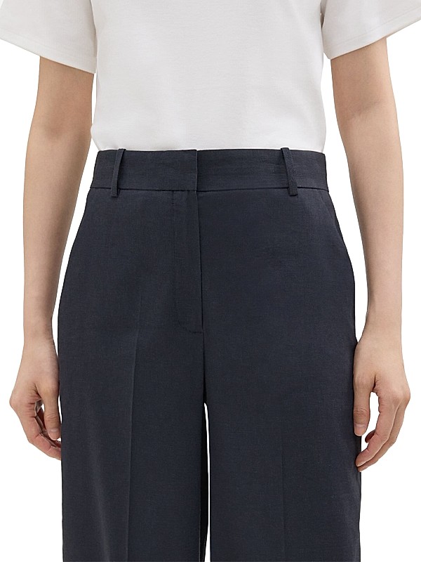 Shop Theory Linen-Blend Wide-Leg Trousers | Saks Fifth Avenue Shop Theory Linen-Blend Wide-Leg Trousers | Saks Fifth Avenue