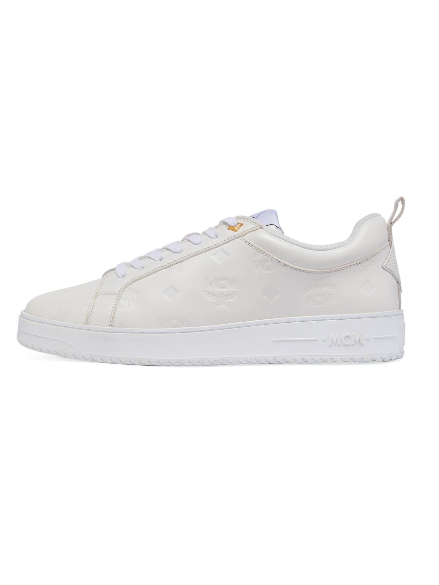MCM Neo Derby Leather Sneakers | Saks Fifth Avenue