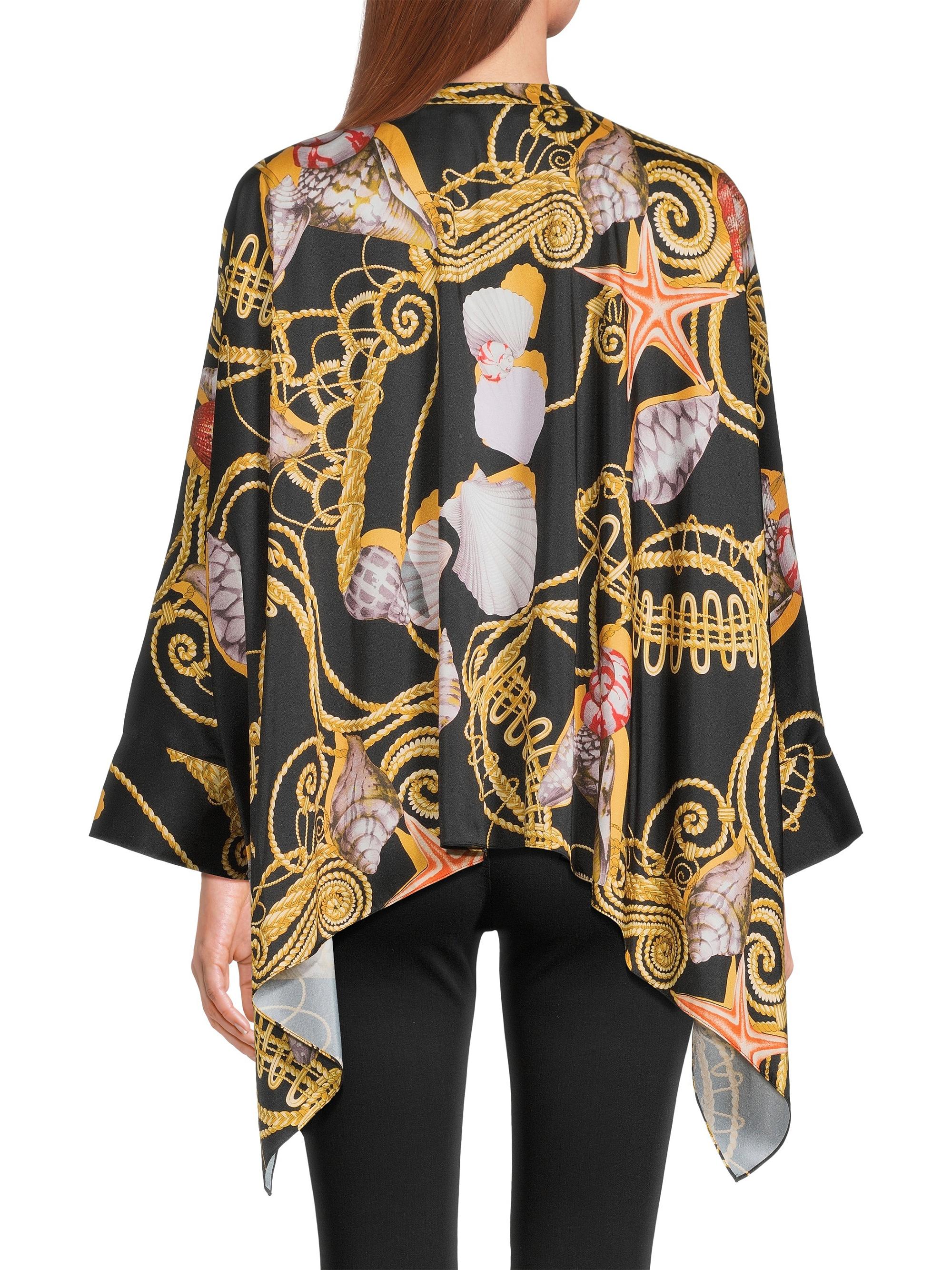 Ungaro Dorelle Status Shell Print Blouse | Saks Fifth Avenue