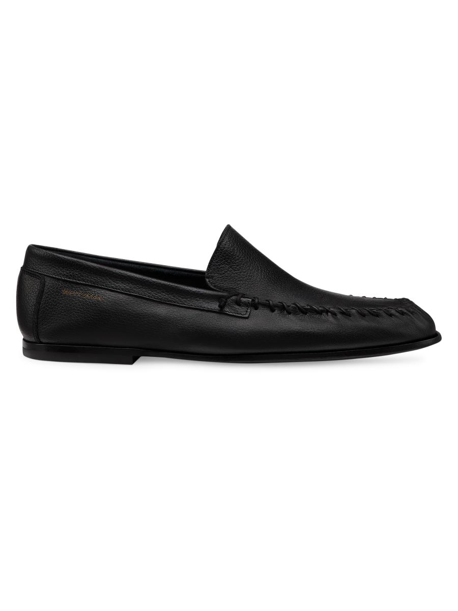 Stuart Weitzman Montauk Leather Venetian Moccasins | Saks Fifth Avenue