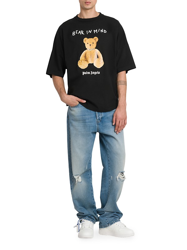 Shop Palm Angels Bear In Mind Cotton T-Shirt | Saks Fifth Avenue Shop Palm Angels Bear In Mind Cotton T-Shirt | Saks Fifth Avenue