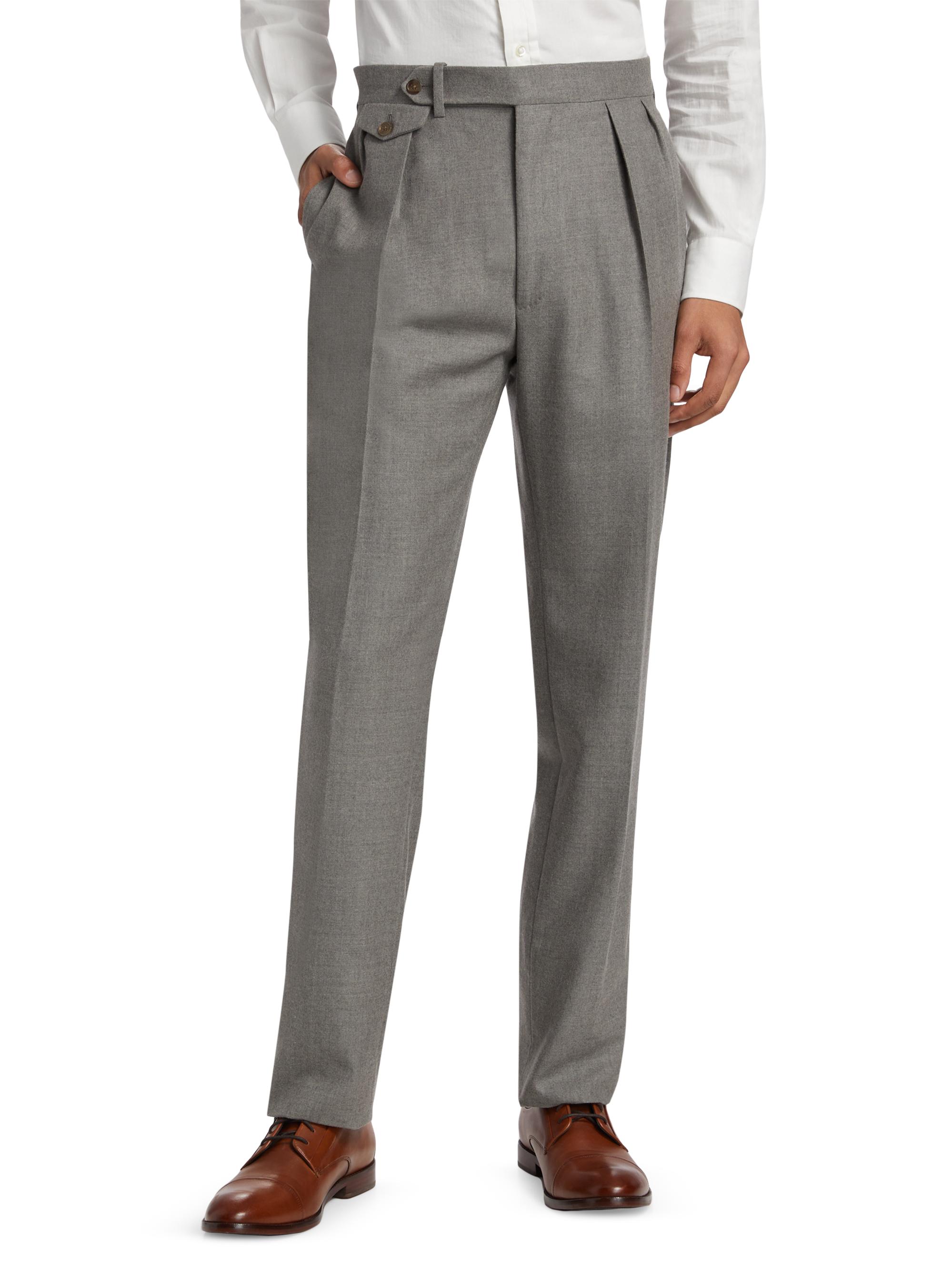 Ralph Lauren Purple Label Worsted Wool Trousers | Saks Fifth Avenue