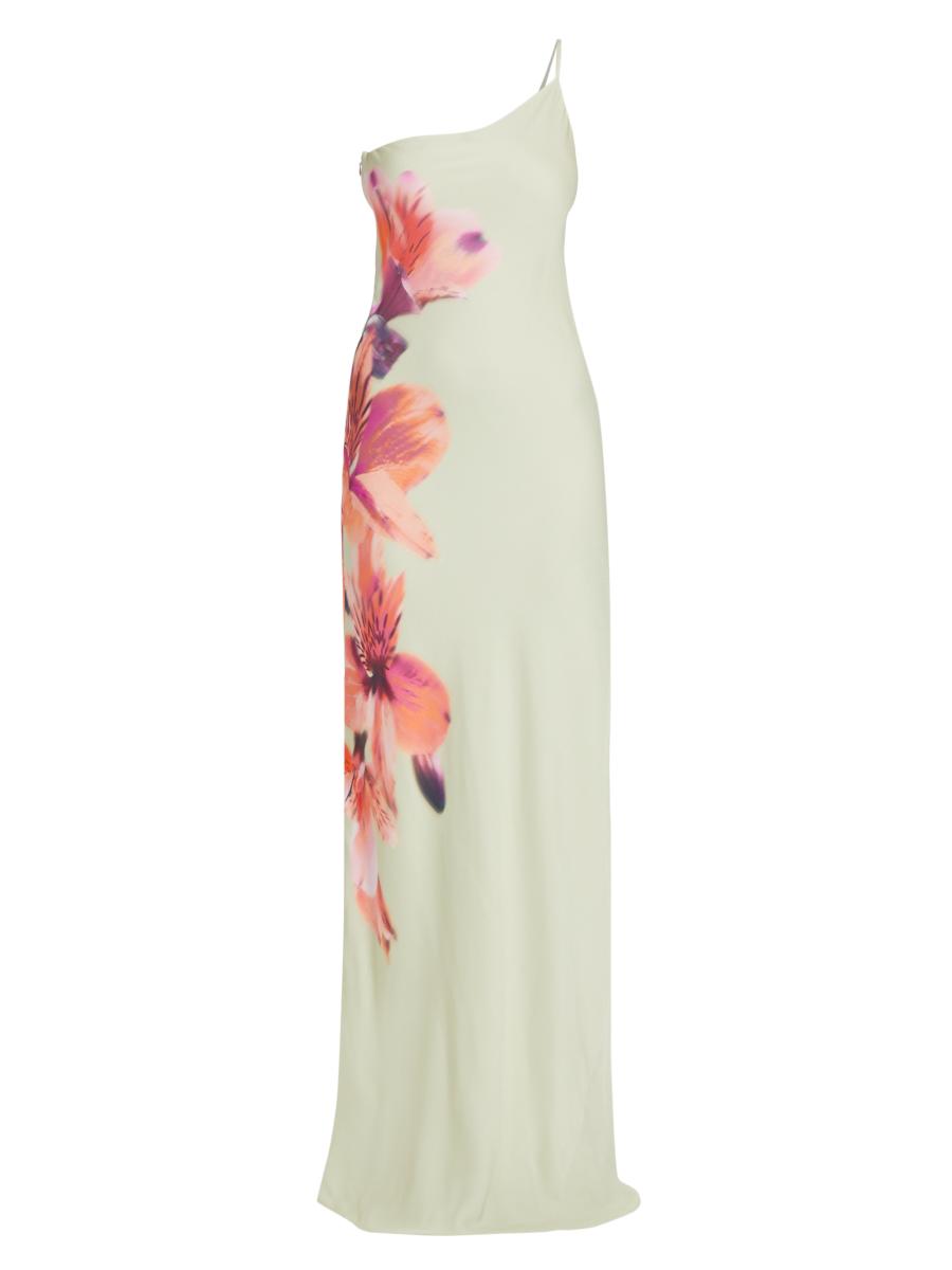 Shop Derek Lam 10 Crosby Milou Floral One-Shoulder Gown | Saks Fifth Avenue