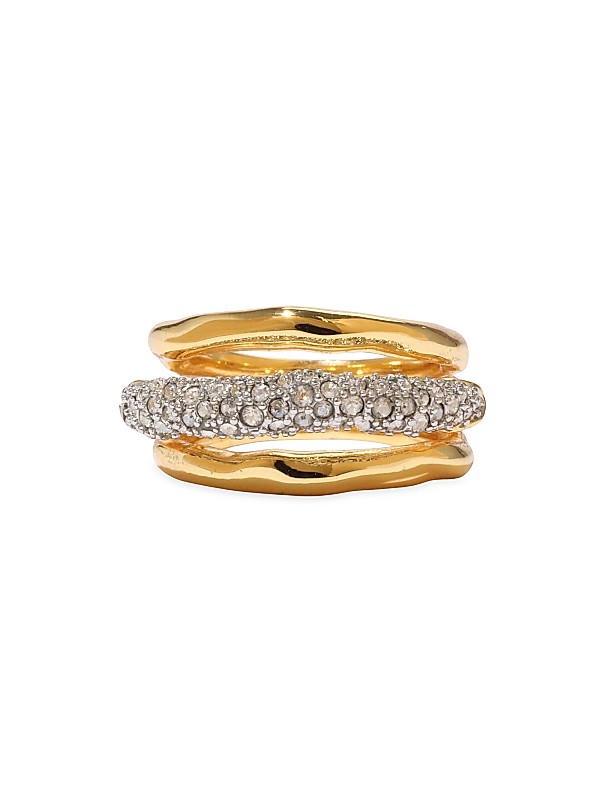 Shop Alexis Bittar Solanales Orbiting Crystal & 14K-Gold Shop Alexis Bittar Solanales Orbiting Crystal & 14K-Gold