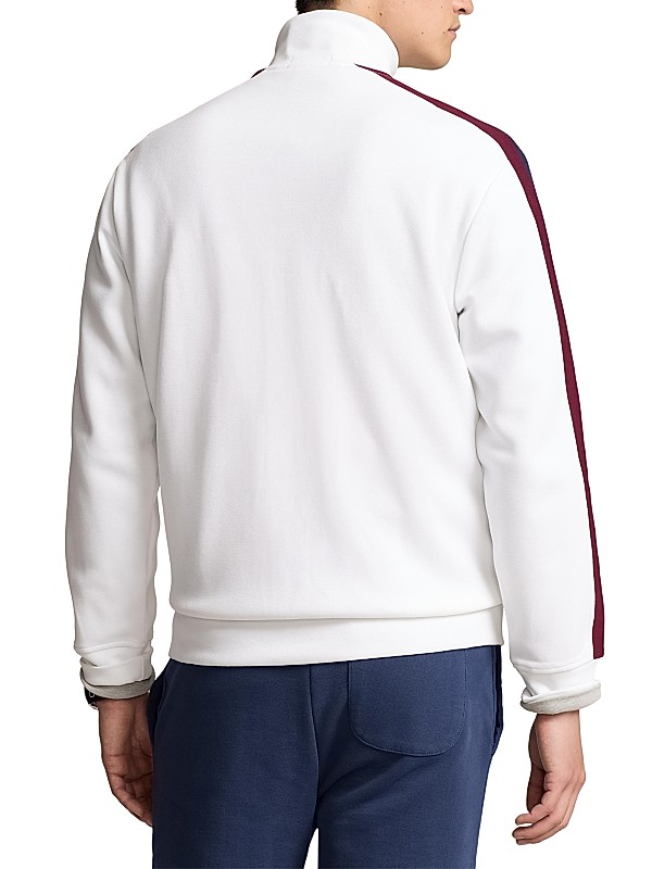 Shop Polo Ralph Lauren Colorblock Knit Track Jacket | Saks Shop Polo Ralph Lauren Colorblock Knit Track Jacket | Saks