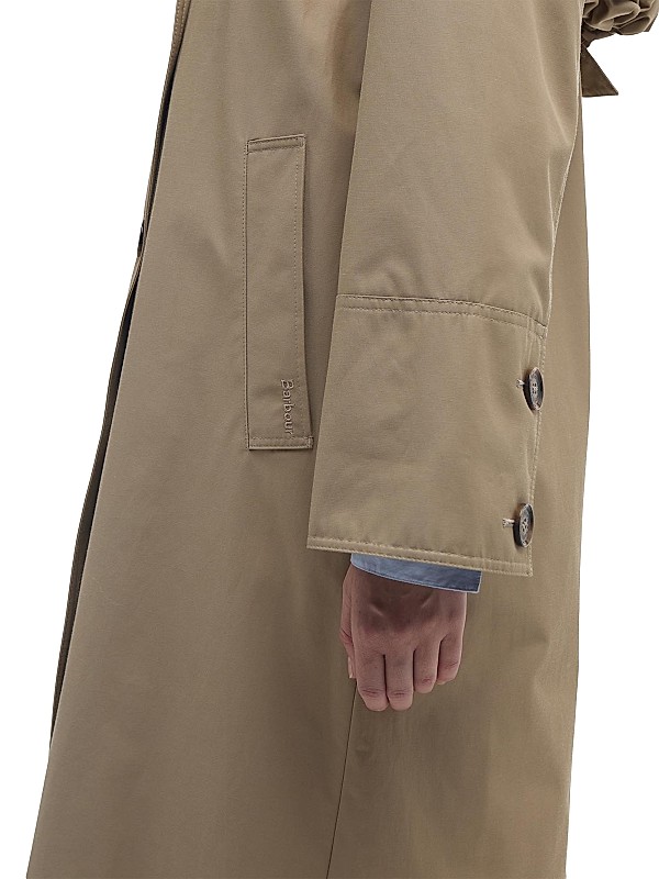 Shop Barbour Beatrix Longline Trench Coat | Saks Fifth Avenue Shop Barbour Beatrix Longline Trench Coat | Saks Fifth Avenue