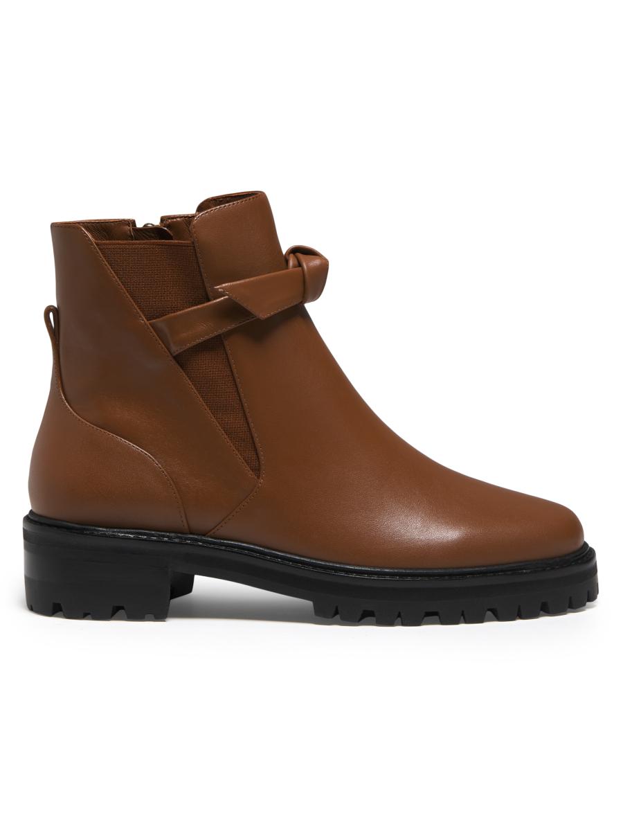 Alexandre Birman Clarita Waterproof Leather Booties | Saks Fifth Avenue