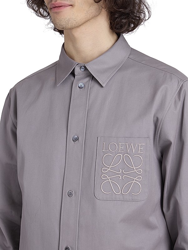 Shop LOEWE Cotton-Blend Button-Front Shirt | Saks Fifth Avenue Shop LOEWE Cotton-Blend Button-Front Shirt | Saks Fifth Avenue