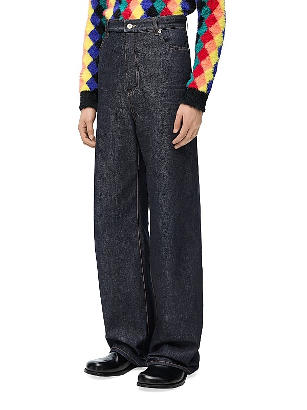 Shop LOEWE Five-Pocket-Style Wide-Leg Jeans | Saks Fifth Avenue Shop LOEWE Five-Pocket-Style Wide-Leg Jeans | Saks Fifth Avenue