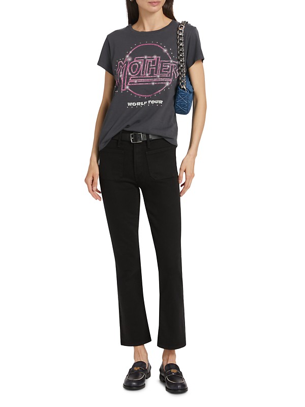Shop Mother The Patch Pocket Insider Ankle Jeans | Saks Shop Mother The Patch Pocket Insider Ankle Jeans | Saks