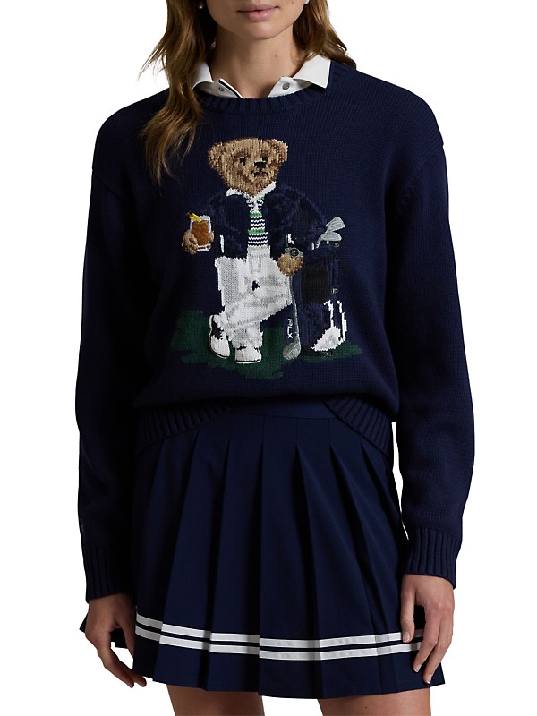 Shop RLX Ralph Lauren Max Polo Bear Sweater | Saks Fifth Avenue Shop RLX Ralph Lauren Max Polo Bear Sweater | Saks Fifth Avenue