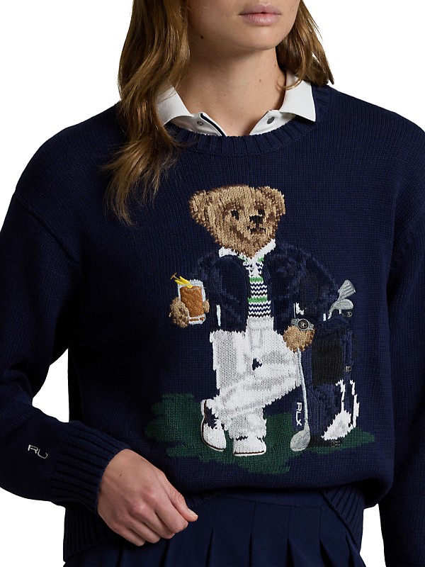 Shop RLX Ralph Lauren Max Polo Bear Sweater | Saks Fifth Avenue Shop RLX Ralph Lauren Max Polo Bear Sweater | Saks Fifth Avenue