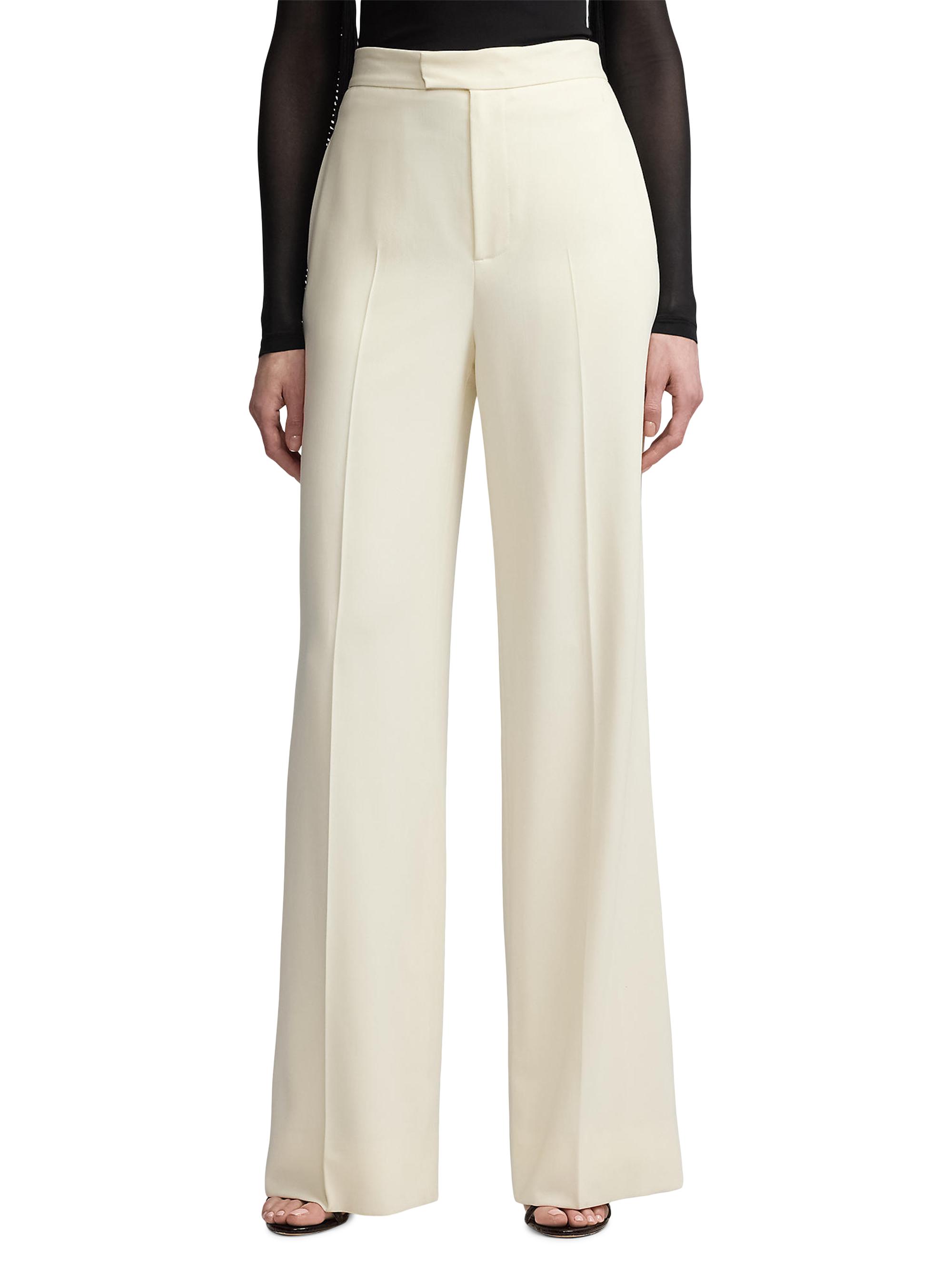 Ralph Lauren Collection Wool High-Rise Pants | Saks Fifth Avenue