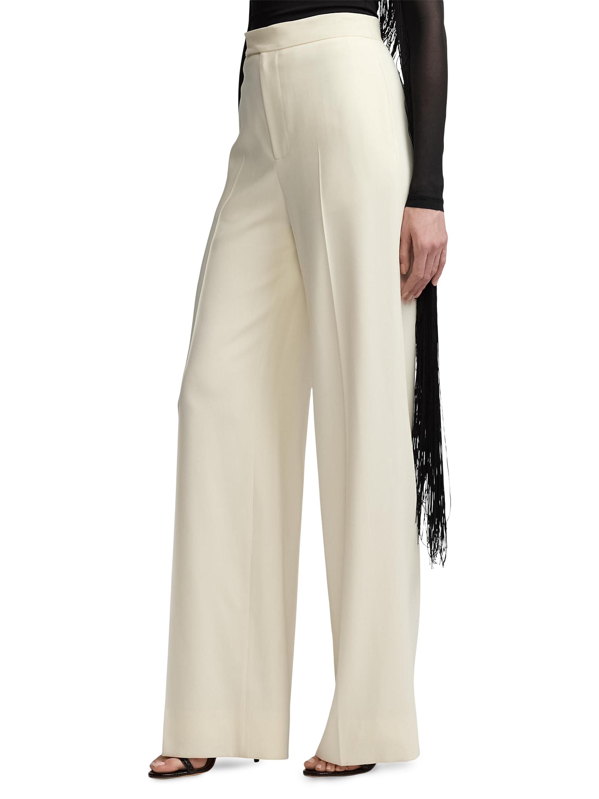 Ralph Lauren Collection Wool High-Rise Pants | Saks Fifth Avenue