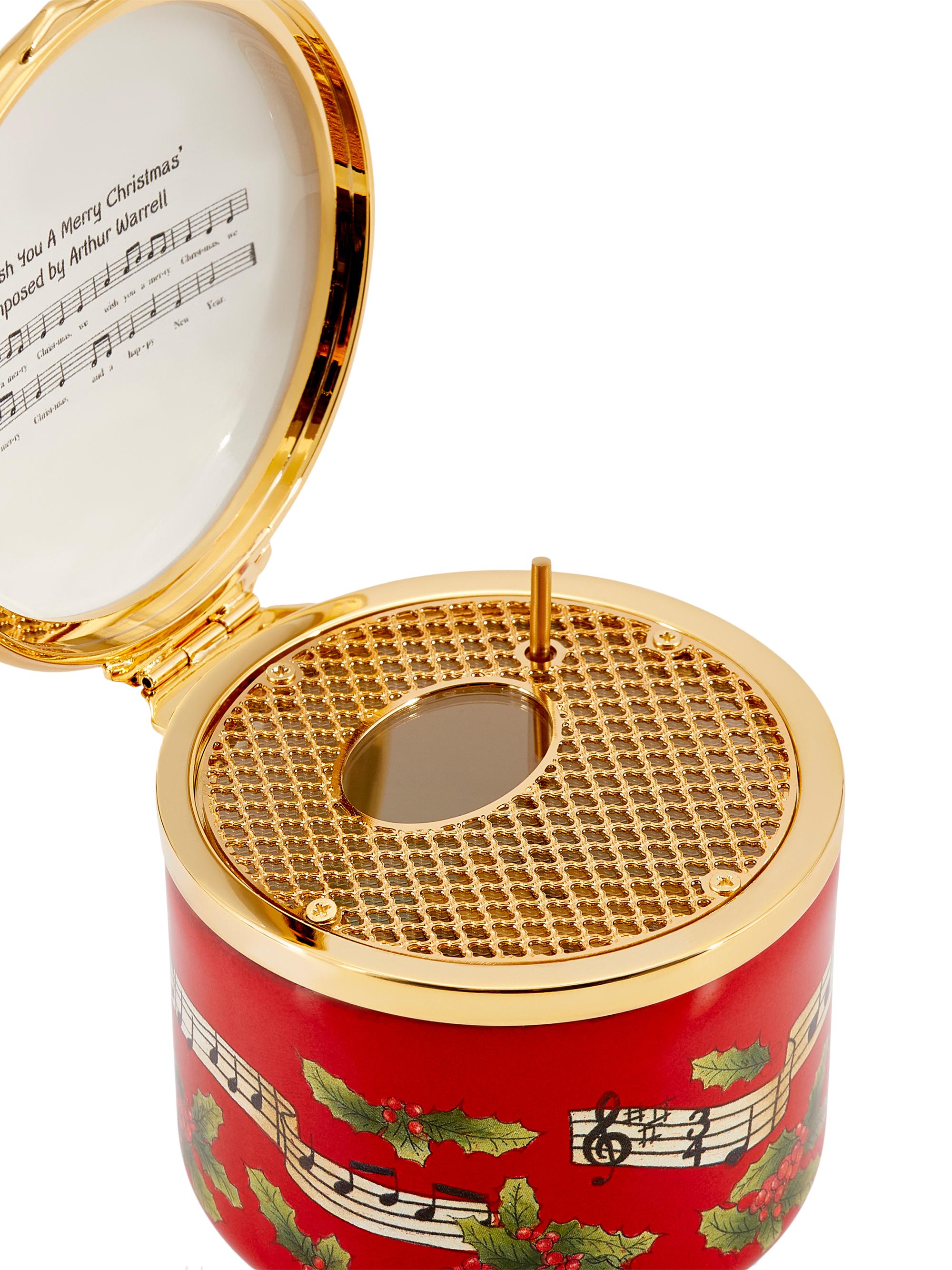 Halcyon Days We Wish You A Merry Christmas Music Box | Saks Fifth Avenue