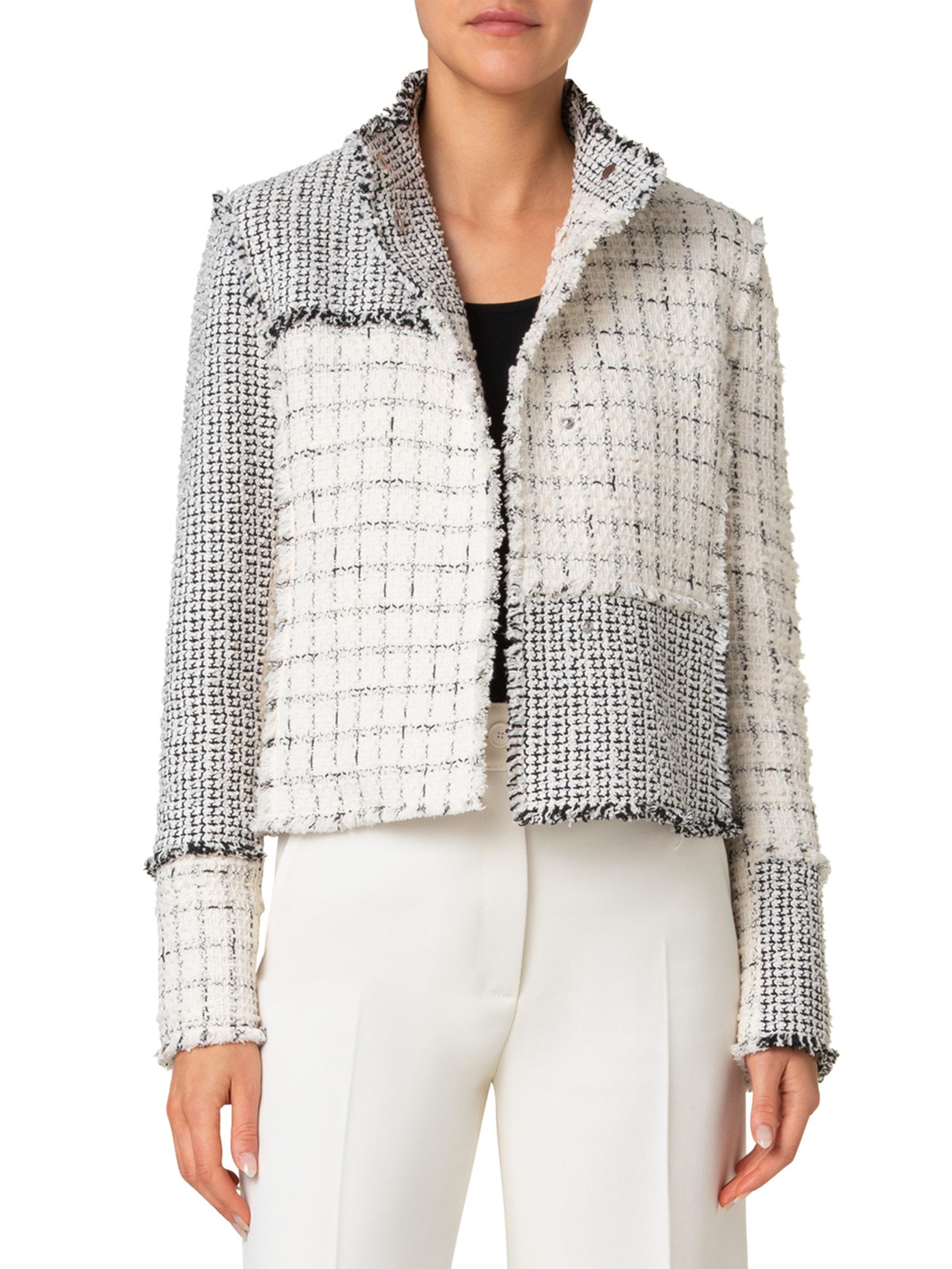 Akris punto Patchwork Tweed Jacket | Saks Fifth Avenue