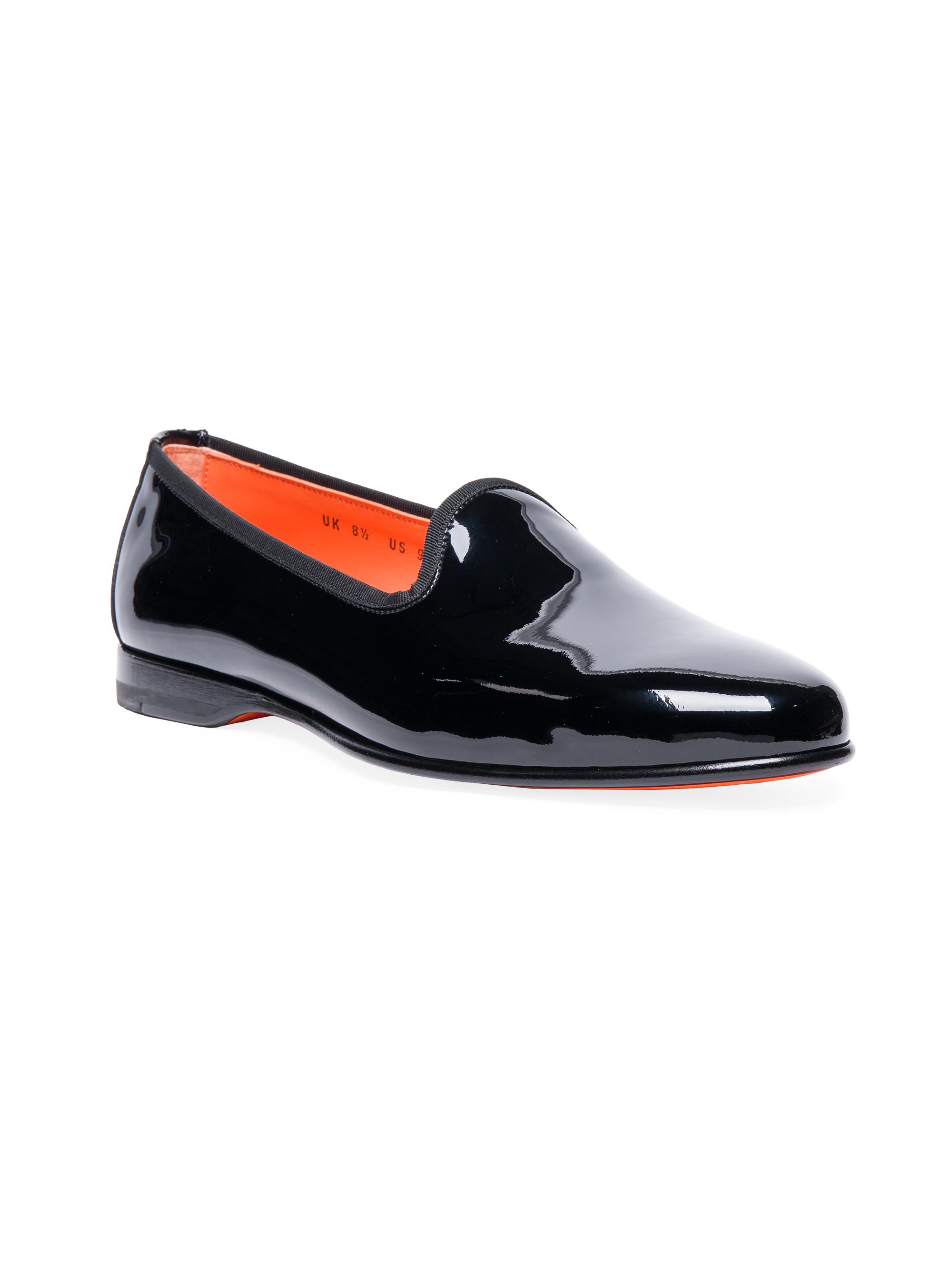 Santoni Andrea Patent Leather Formal Loafers | Saks Fifth Avenue