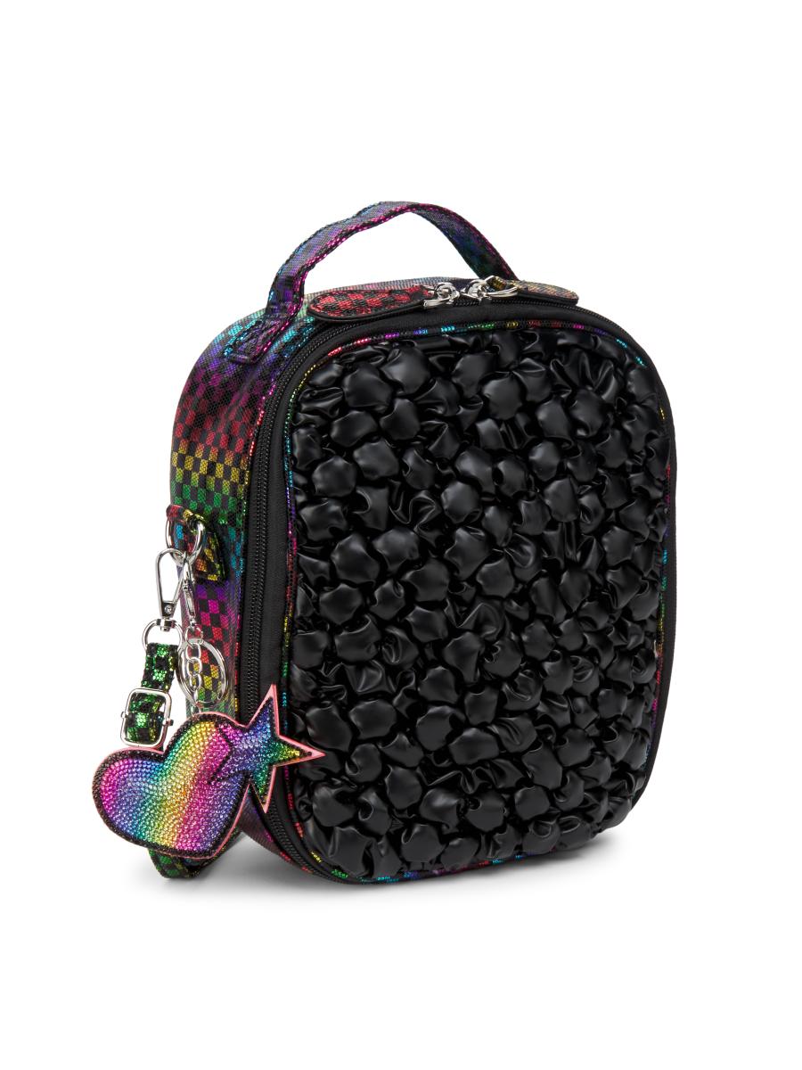 Bari Lynn Girl's Checkered Rainbow Lunch Box | Saks Fifth Avenue