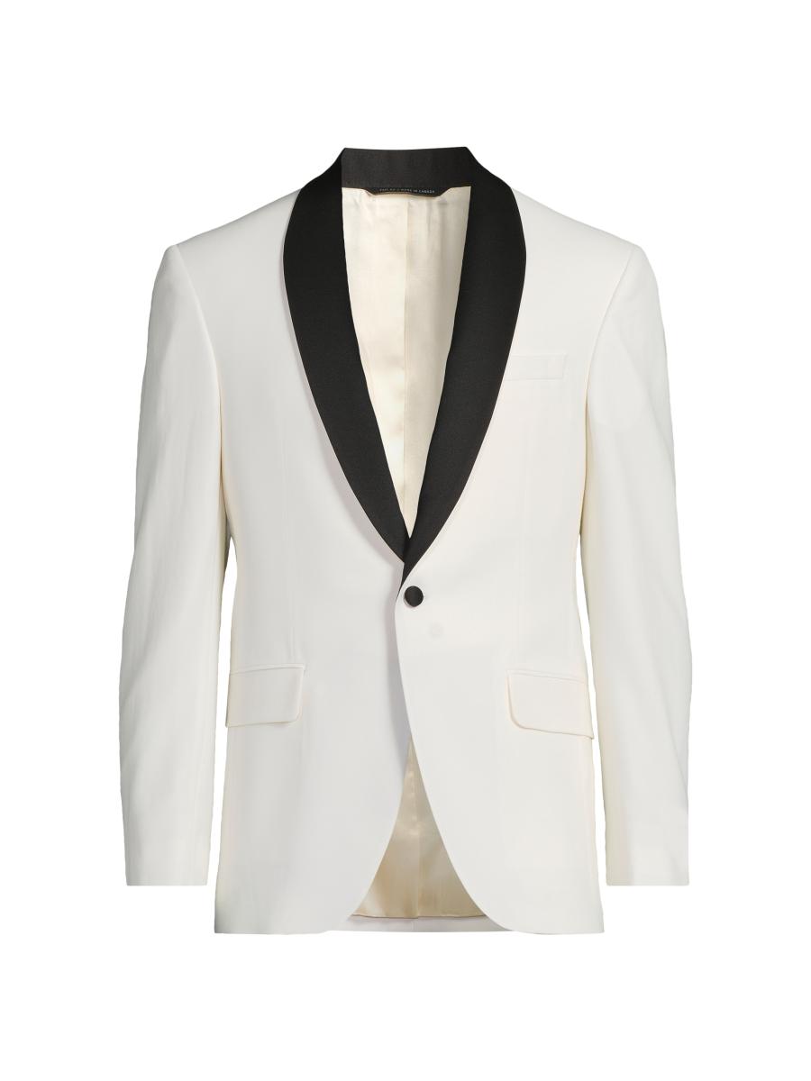 Ted Baker Jess Wool One-Button Tuxedo Jacket | Saks Fifth Avenue