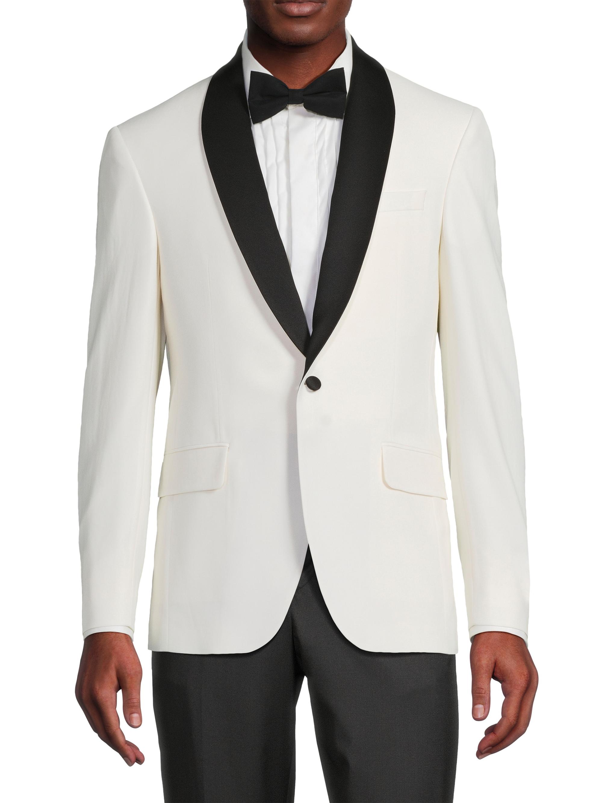 Ted Baker Jess Wool One-Button Tuxedo Jacket | Saks Fifth Avenue