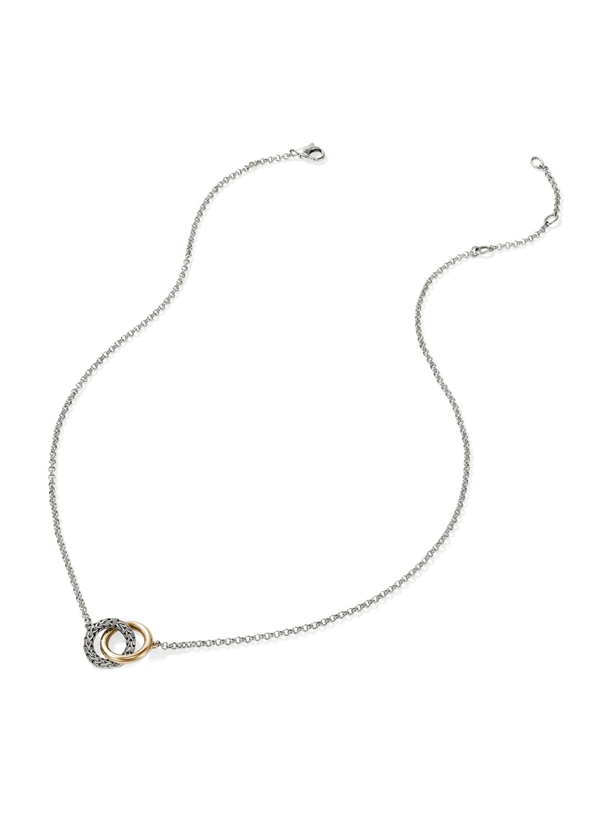 John Hardy JH Essentials 14K Yellow Gold & Sterling Silver Linked ...