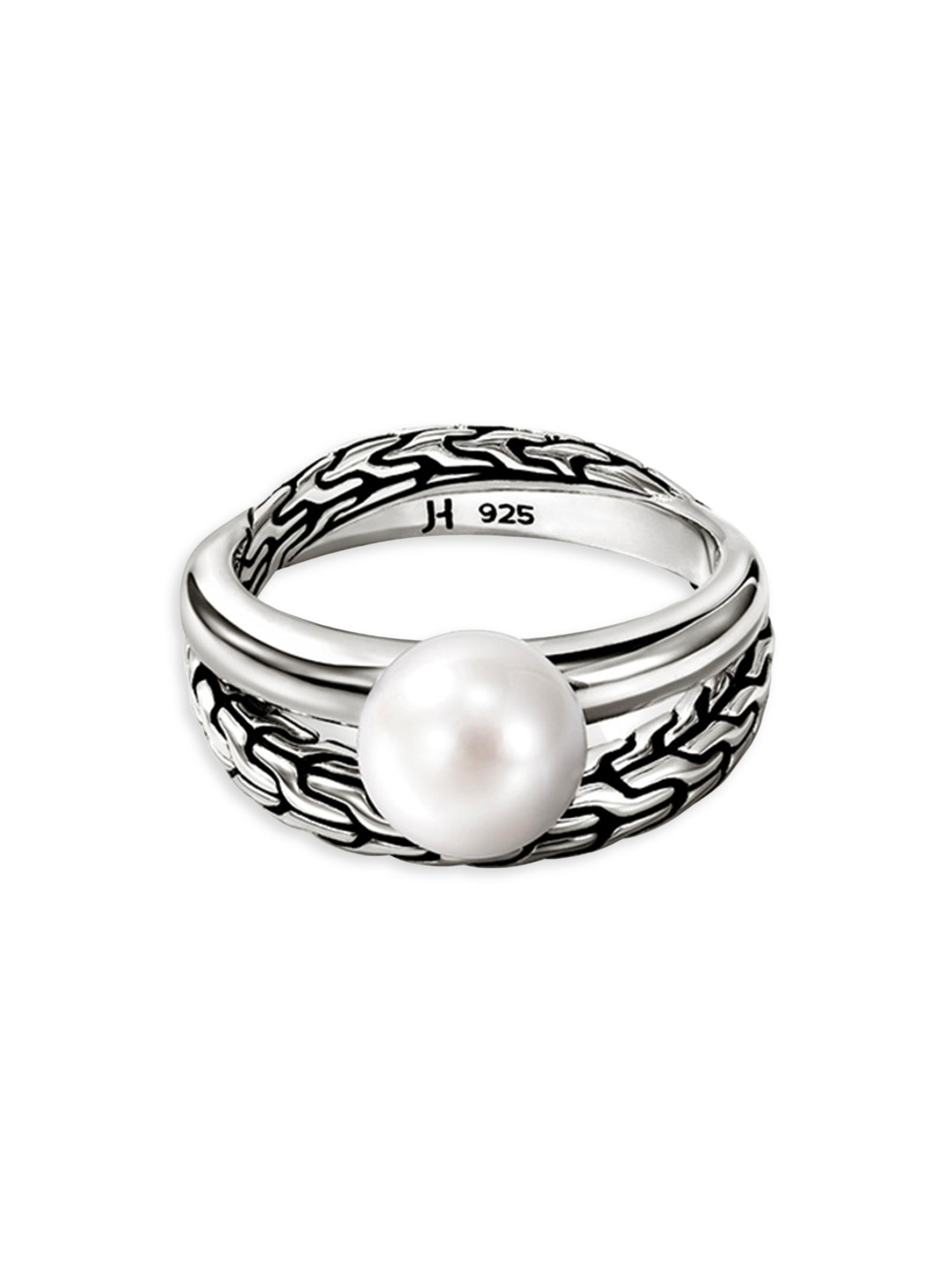 John Hardy JH Essentials Sterling Silver & Cultured Freshwater Pearl ...