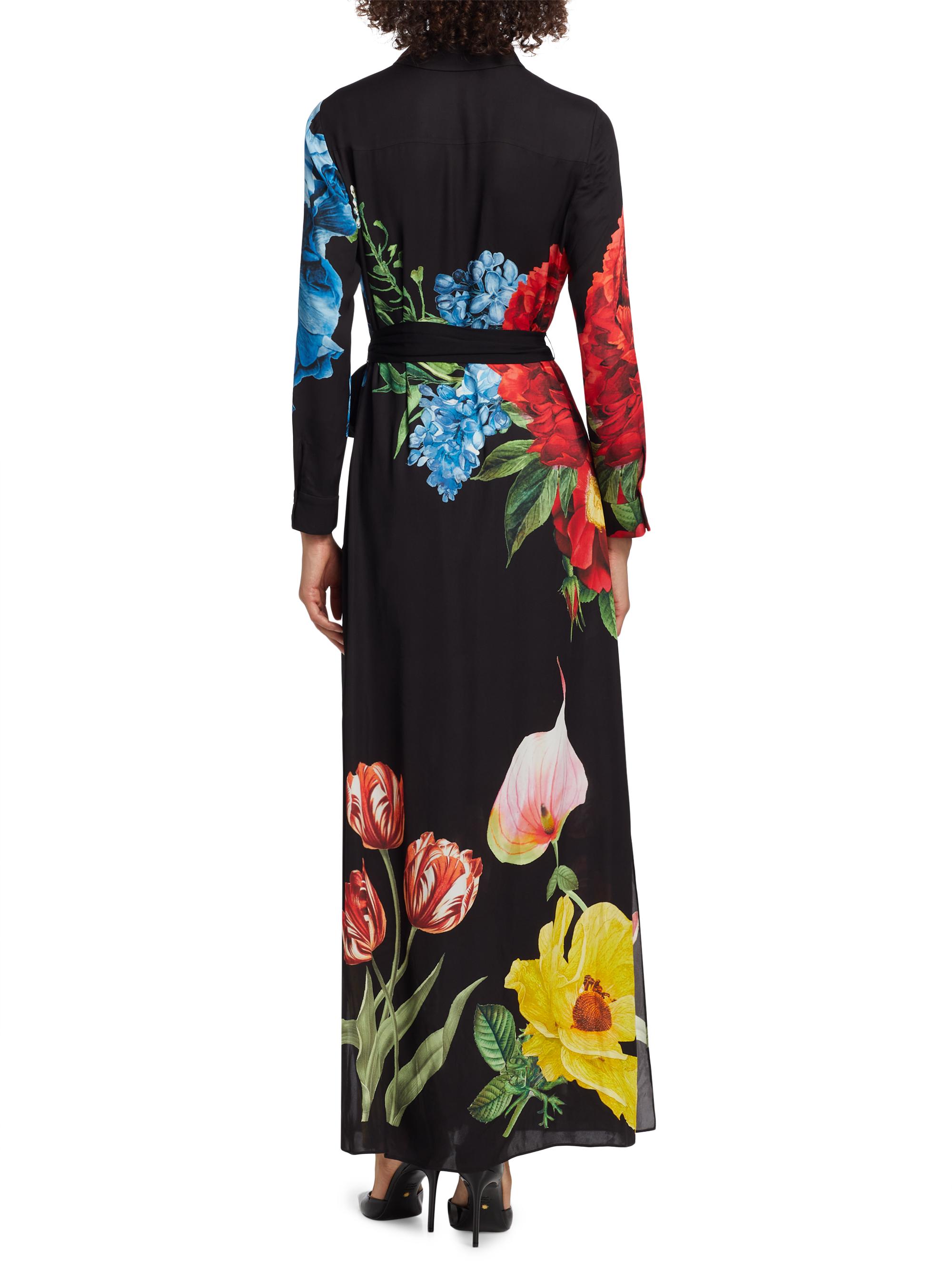 Alice + Olivia Chassidy Floral Maxi Shirtdress | Saks Fifth Avenue