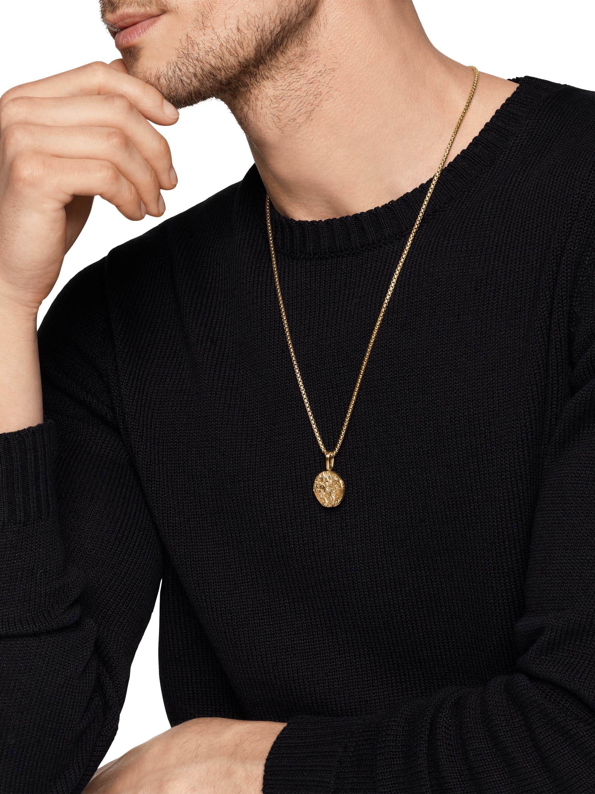 David Yurman Dragon Amulet in 18K Yellow Gold | Saks Fifth Avenue