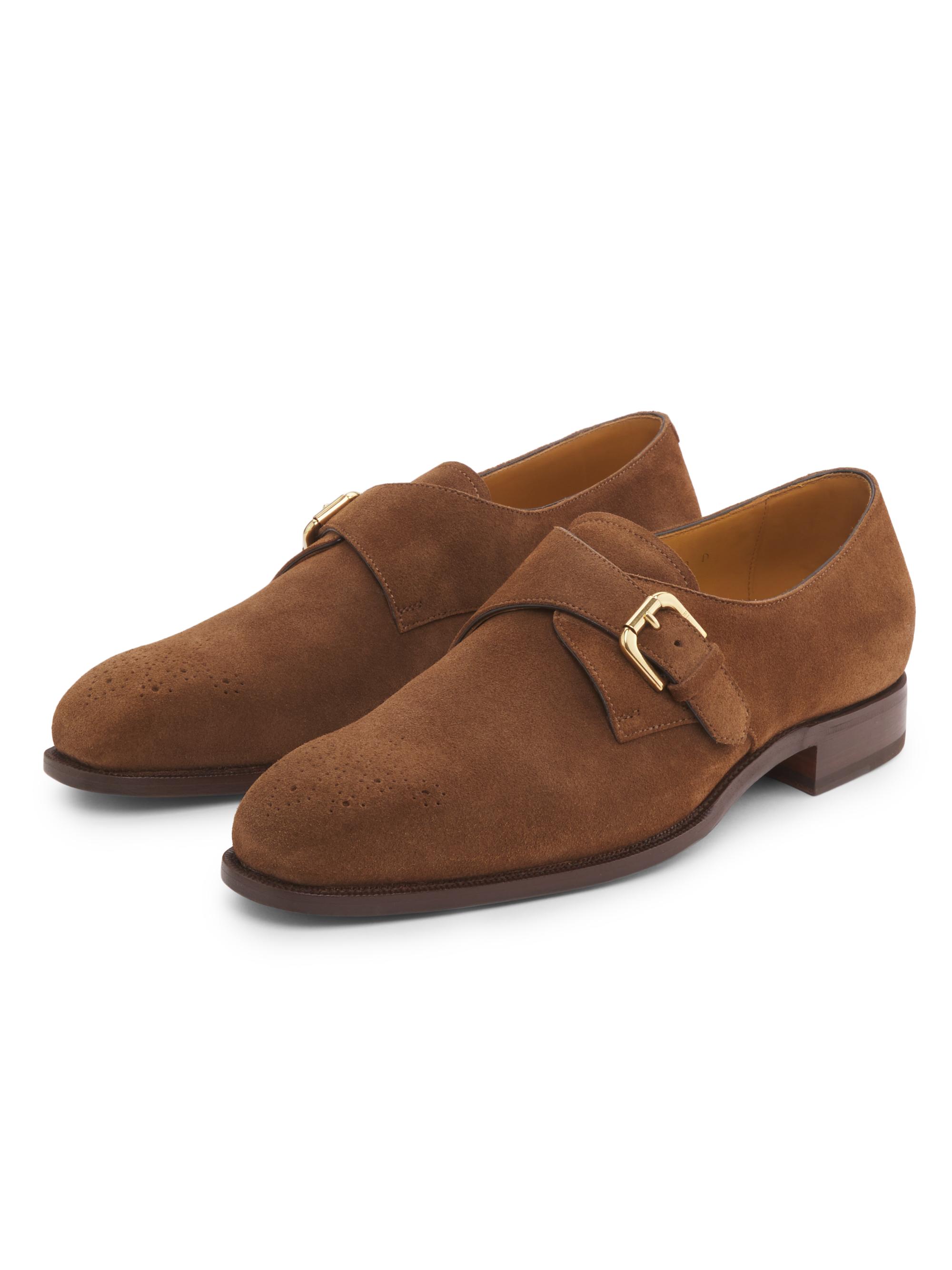 Ralph Lauren Purple Label Darnell Monk-Strap Suede Loafers | Saks Fifth ...