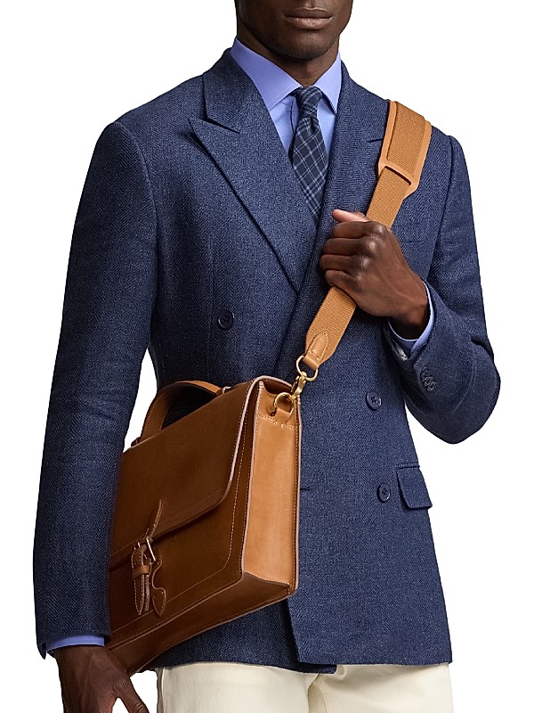 Shop Ralph Lauren Purple Label Bedford Leather Briefcase Shop Ralph Lauren Purple Label Bedford Leather Briefcase