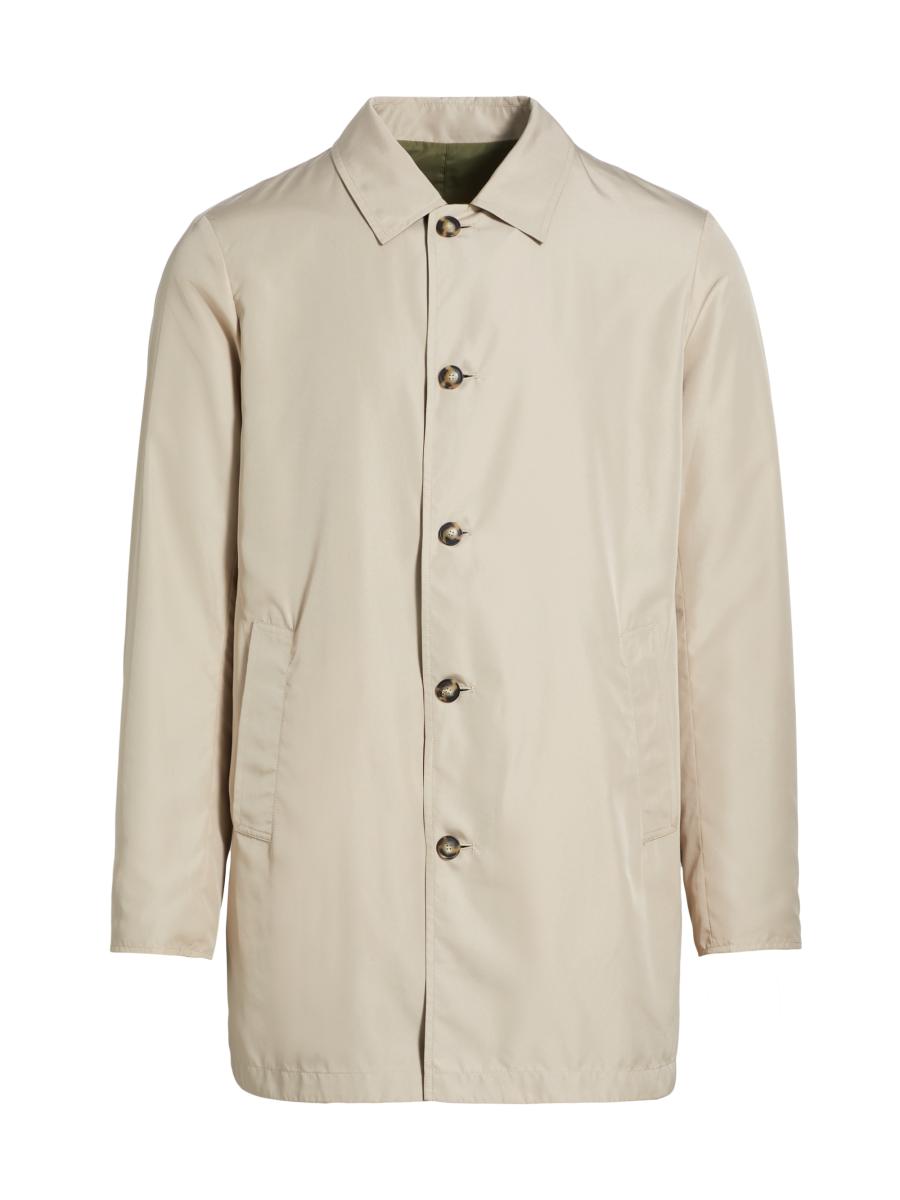 Shop Saks Fifth Avenue Reversible Car Coat | Saks Fifth Avenue