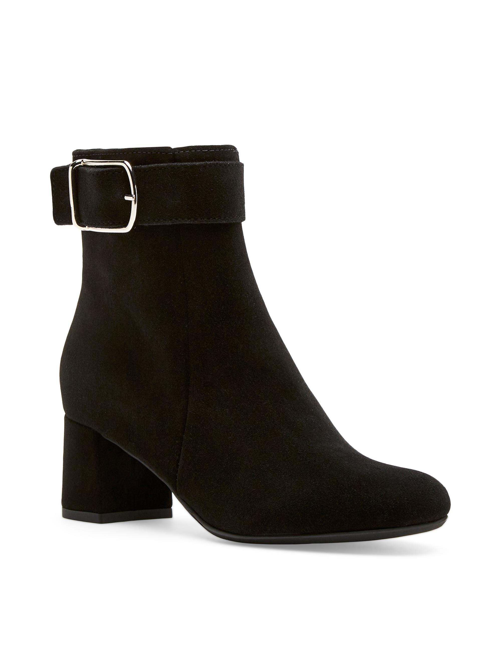 La Canadienne Jia Waterproof Suede Booties | Saks Fifth Avenue