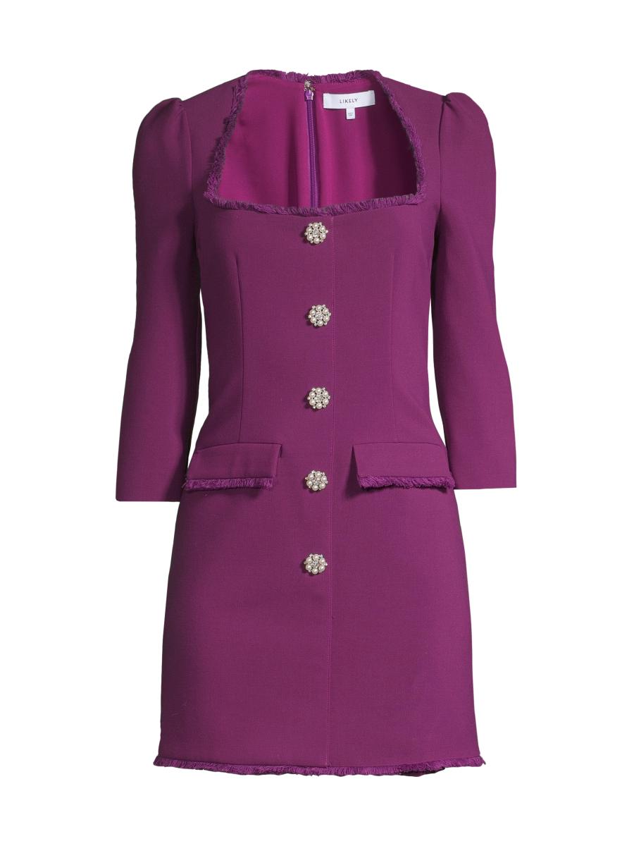 Likely Deanna Queen Anne Minidress | Saks Fifth Avenue