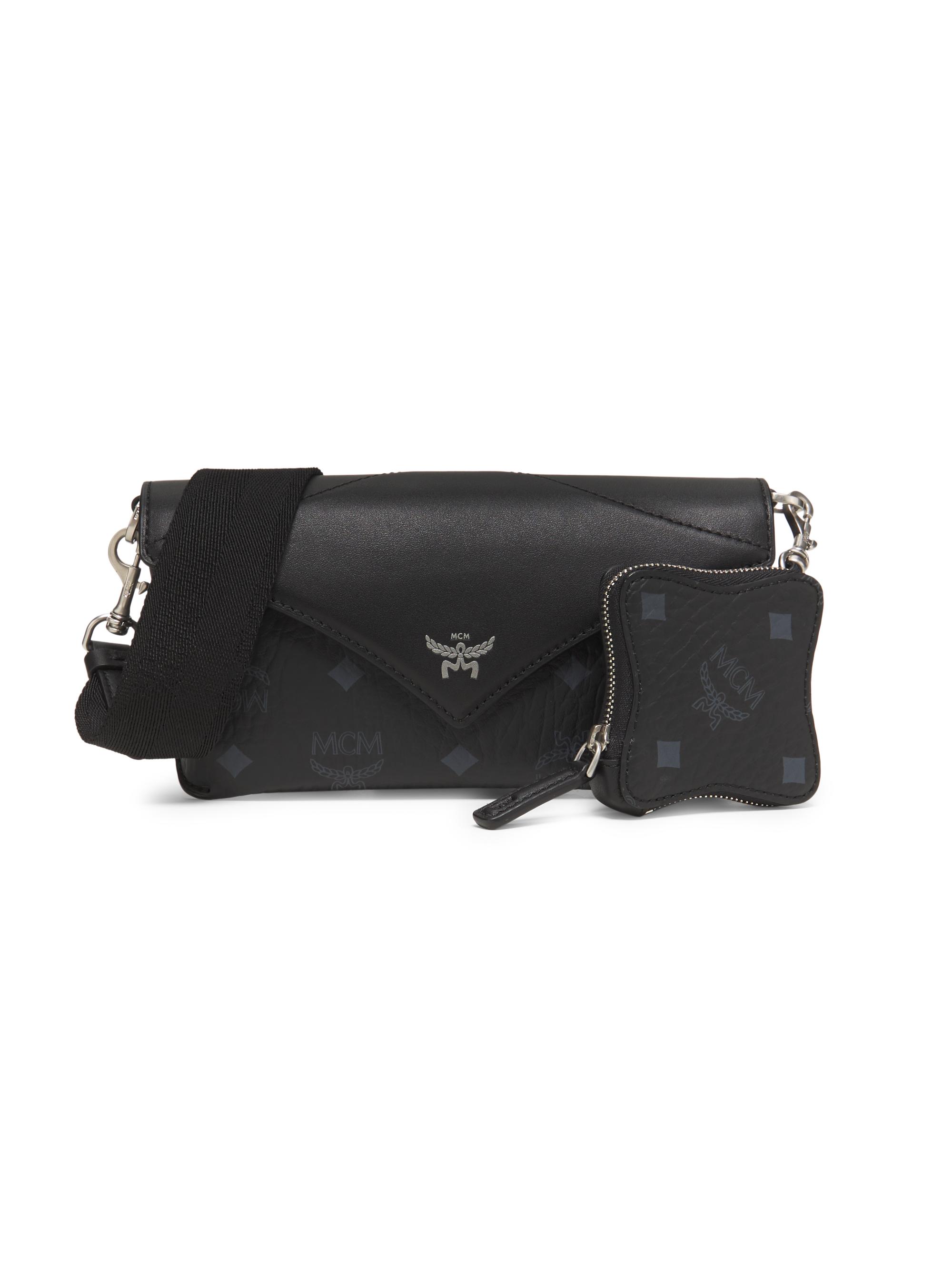 MCM Diamond Visetos Monogram Canvas Pouch | Saks Fifth Avenue