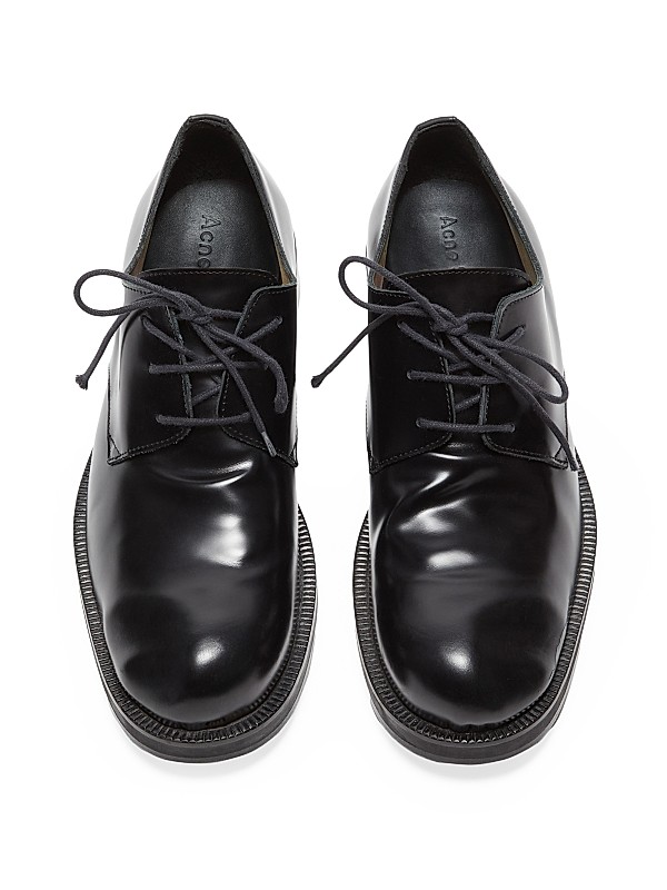 Shop Acne Studios Berby Leather Derby Shoes | Saks Fifth Avenue Shop Acne Studios Berby Leather Derby Shoes | Saks Fifth Avenue
