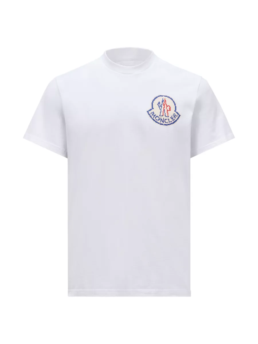 Shop Moncler Heavy Cotton Logo T-Shirt | Saks Fifth Avenue Shop Moncler Heavy Cotton Logo T-Shirt | Saks Fifth Avenue