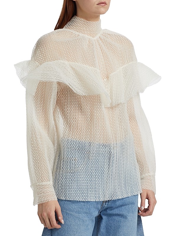 Shop A.W.A.K.E. Mode Double Layered Tulle Top | Saks Fifth Shop A.W.A.K.E. Mode Double Layered Tulle Top | Saks Fifth
