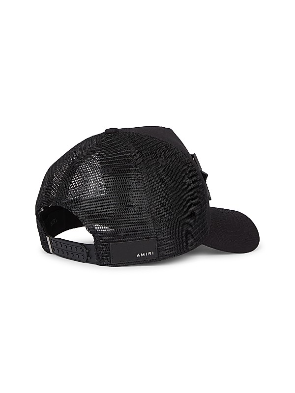 Shop Amiri 3 Star Crystal-Embellished Trucker Hat | Saks Shop Amiri 3 Star Crystal-Embellished Trucker Hat | Saks