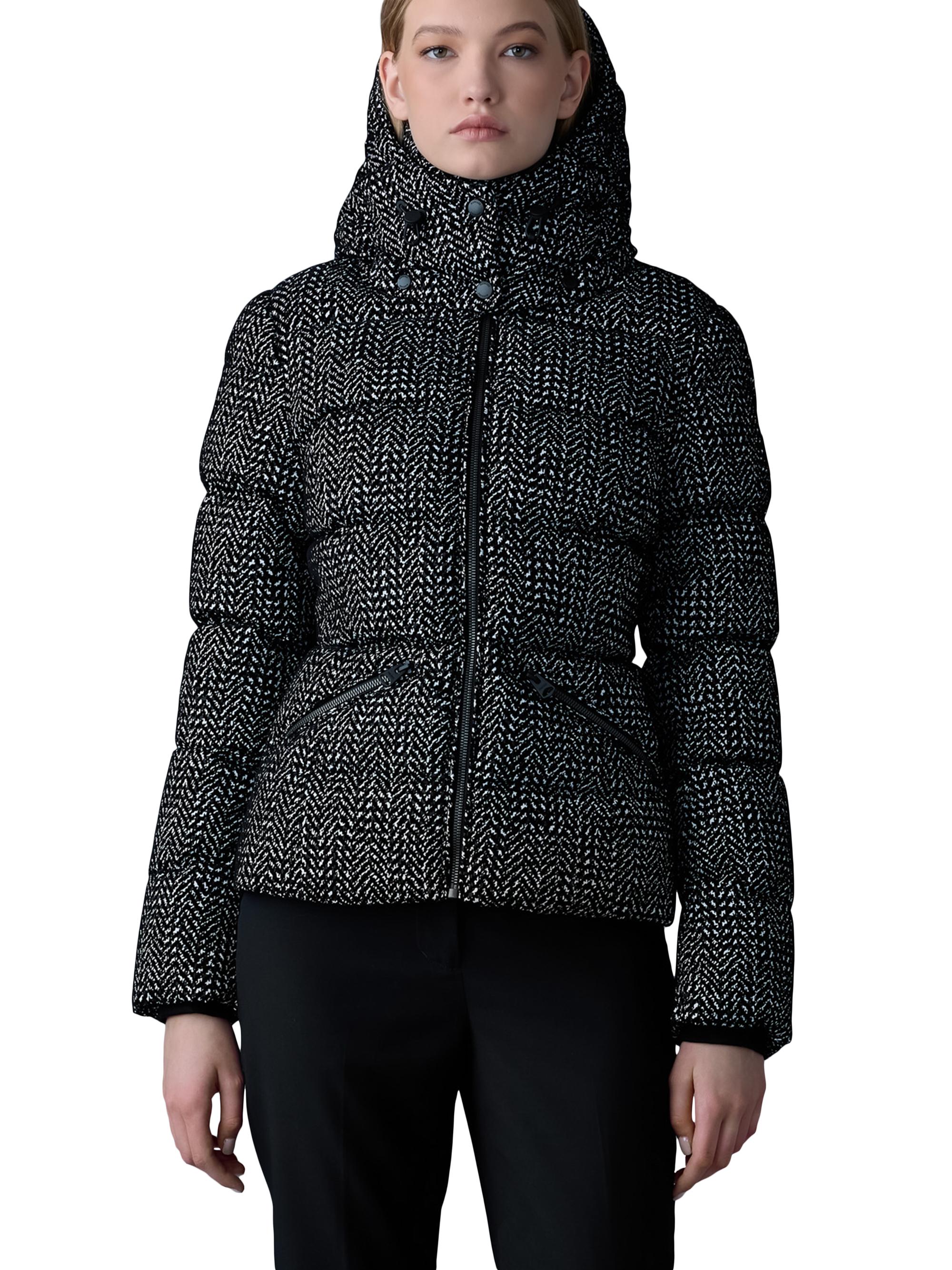 Mackage Madalyn Flocked Medium Down Jacket | Saks Fifth Avenue