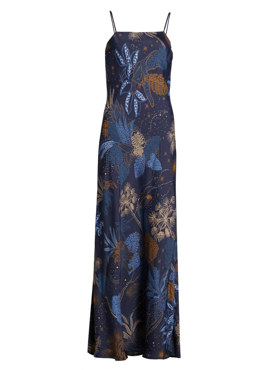 Shop Farm Rio Night Jungle Slip Maxi Dress | Saks Fifth Avenue