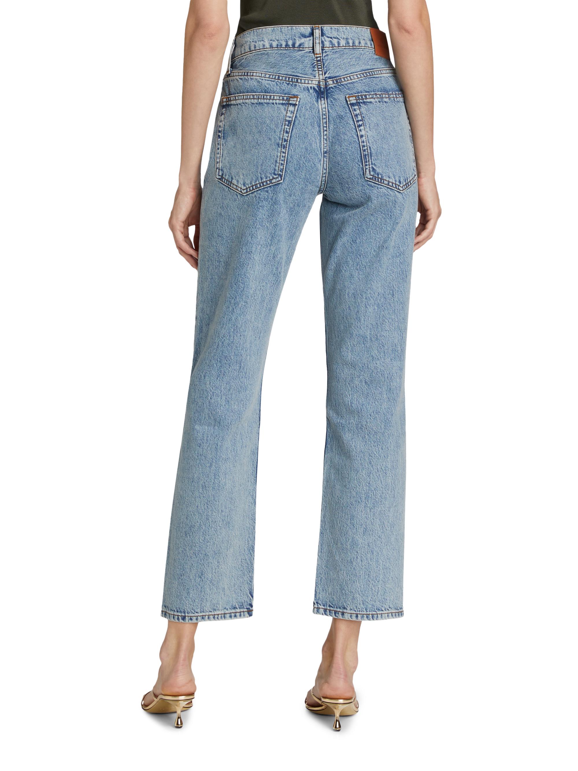 Anine Bing Benson Straight-Leg Jeans | Saks Fifth Avenue