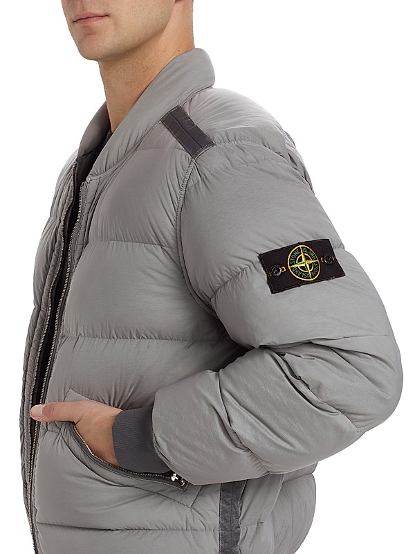 Shop Stone Island Crinkle Quilted Down Jacket | Saks Fifth Shop Stone Island Crinkle Quilted Down Jacket | Saks Fifth