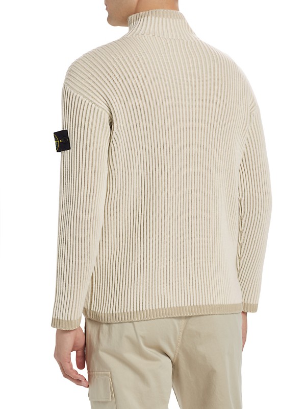 Shop Stone Island Wool Quarter-Zip Sweater | Saks Fifth Avenue Shop Stone Island Wool Quarter-Zip Sweater | Saks Fifth Avenue