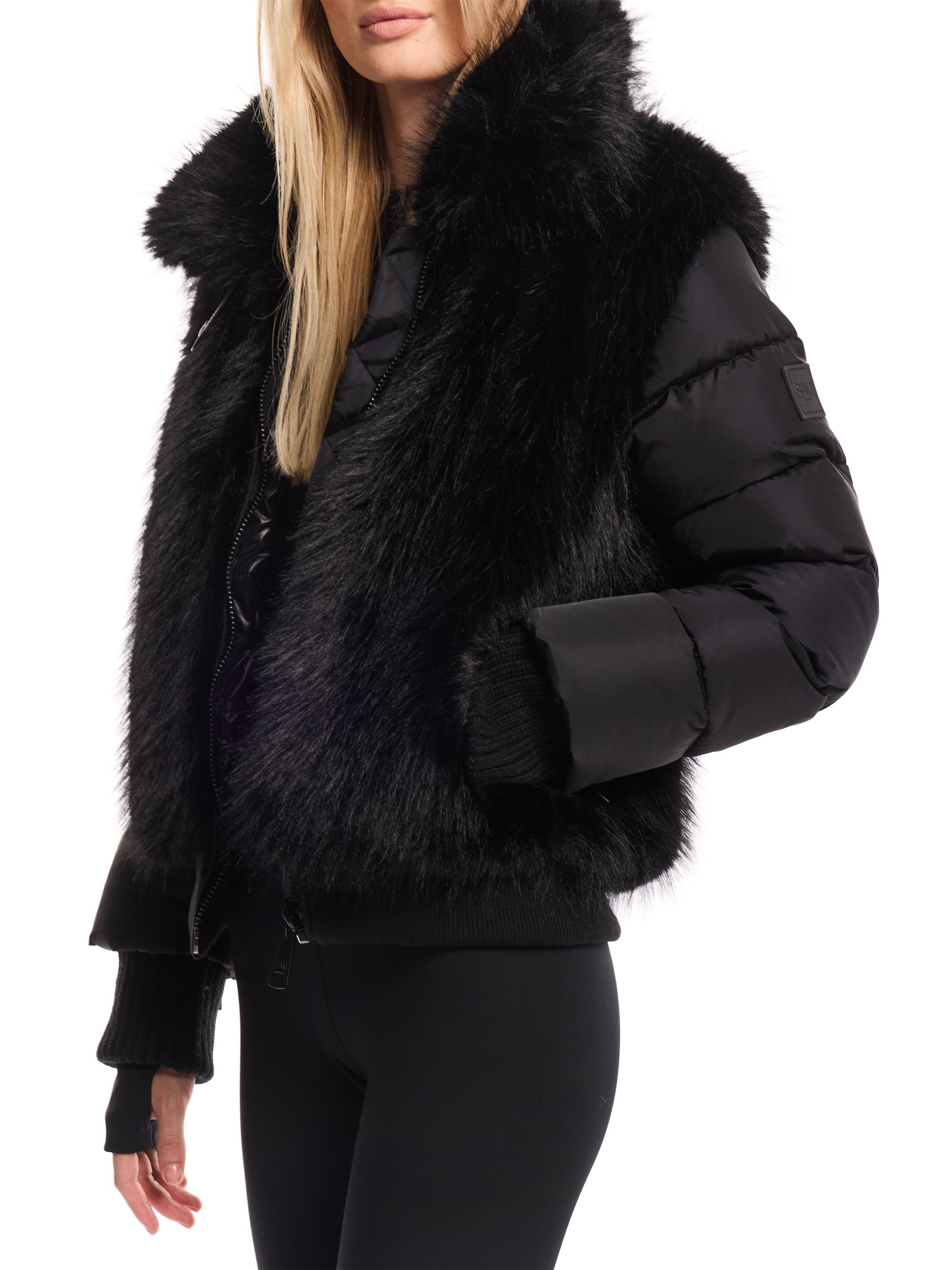 SAM. Carlie Faux Fox Jacket | Saks Fifth Avenue