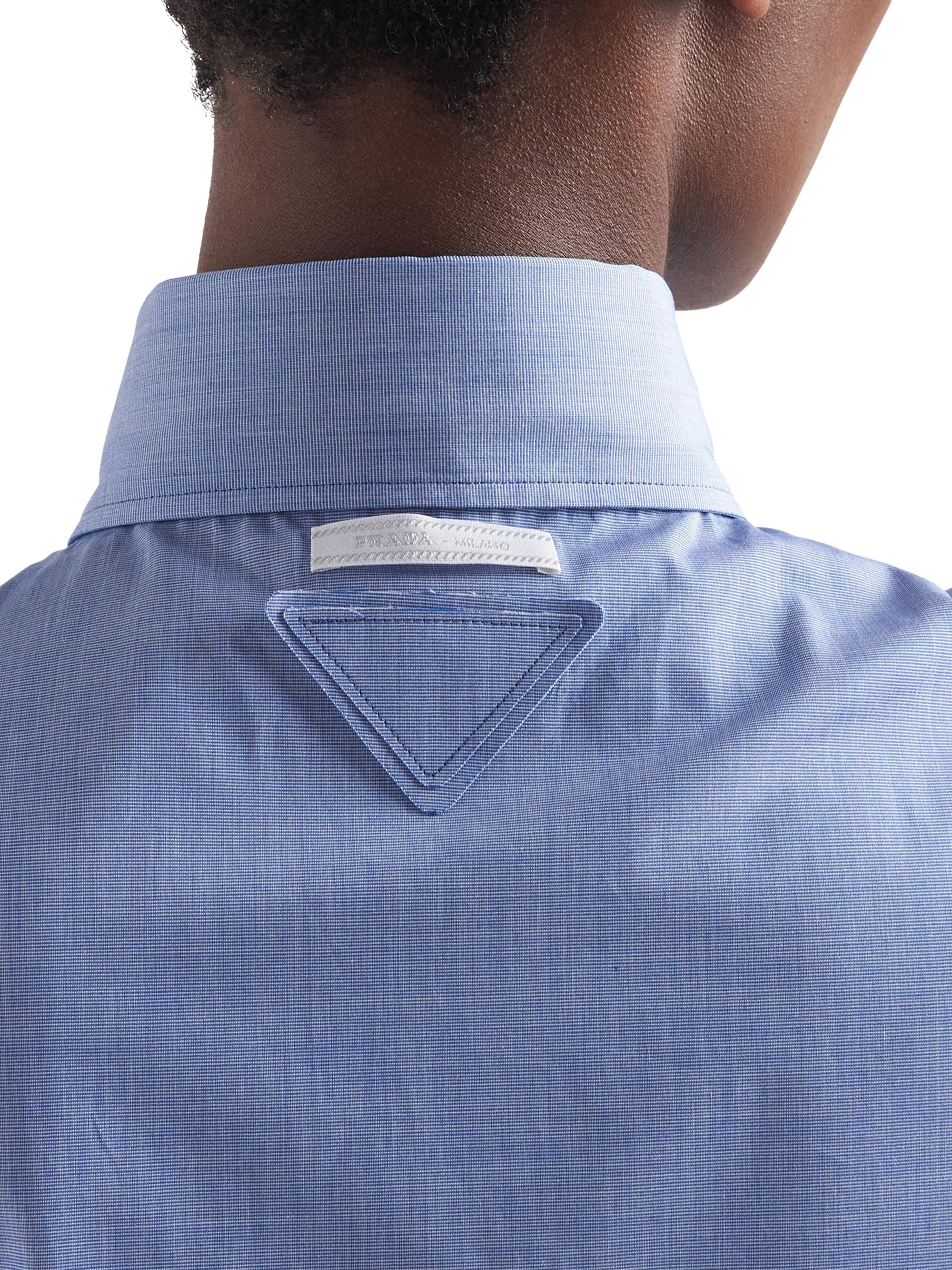 Prada Fil-a-Fil Cotton Shirt | Saks Fifth Avenue