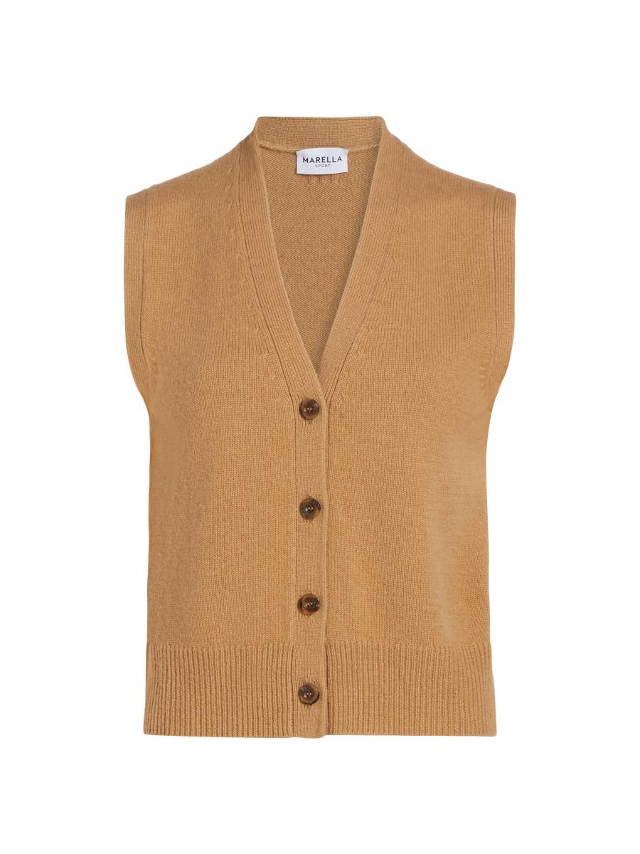 Marella Provola Wool-Cashmere Knit Vest | Saks Fifth Avenue